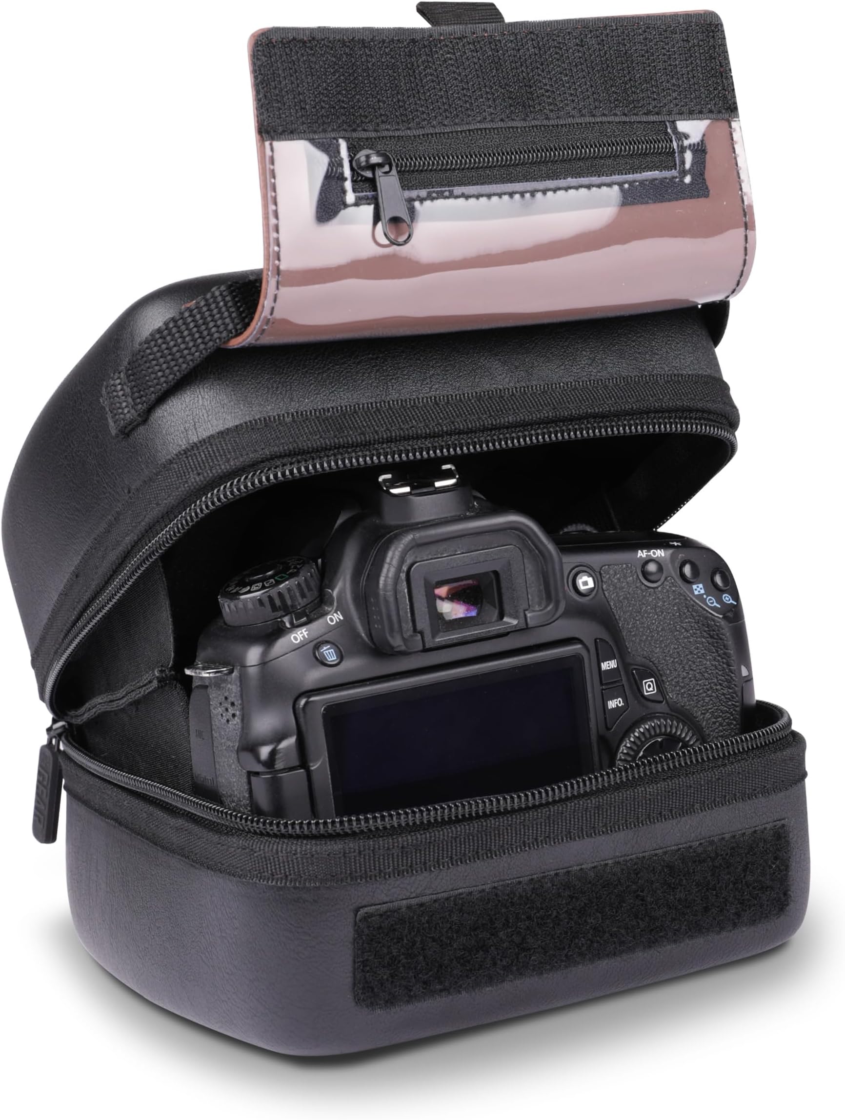 Amazon.com : USA Gear Hard Shell DSLR Camera Case with Molded EVA ...