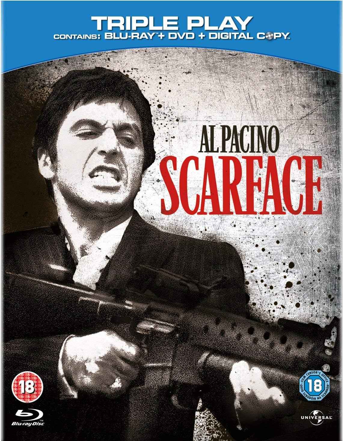 Scarface Triple Play (Blu-ray + DVD + Digital Copy with Blu-ray ...