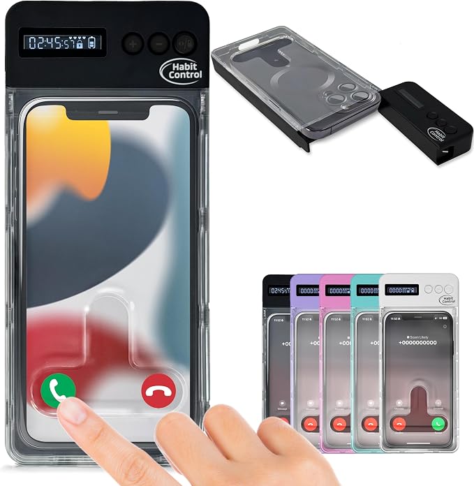 Amazon.com: Phone Lockbox with Timer - Phone Safe Box with Timer ...