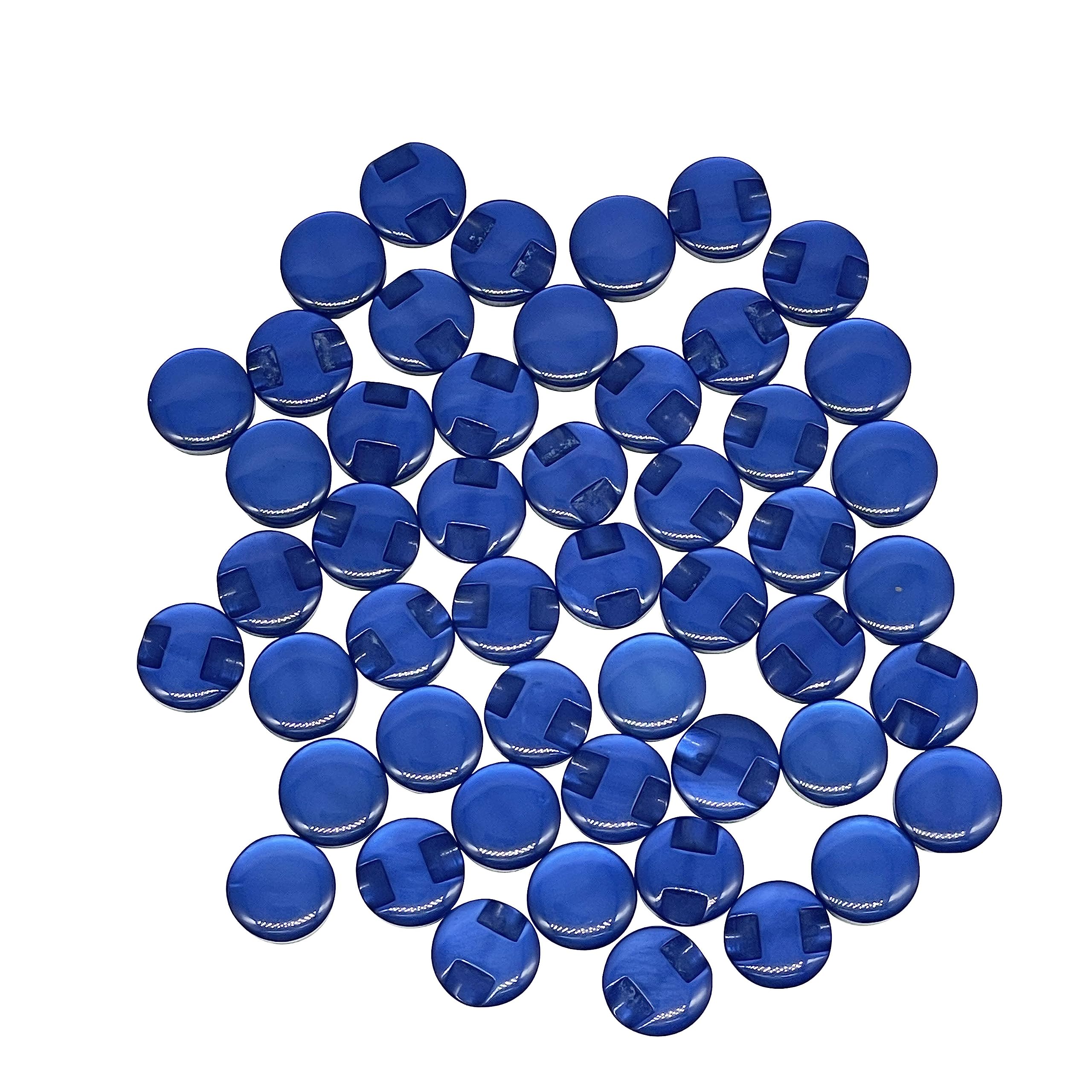 Amazon.com: MMvolesy 50Pc Blue Cat's Eye Resin Button Kids Shirt ...