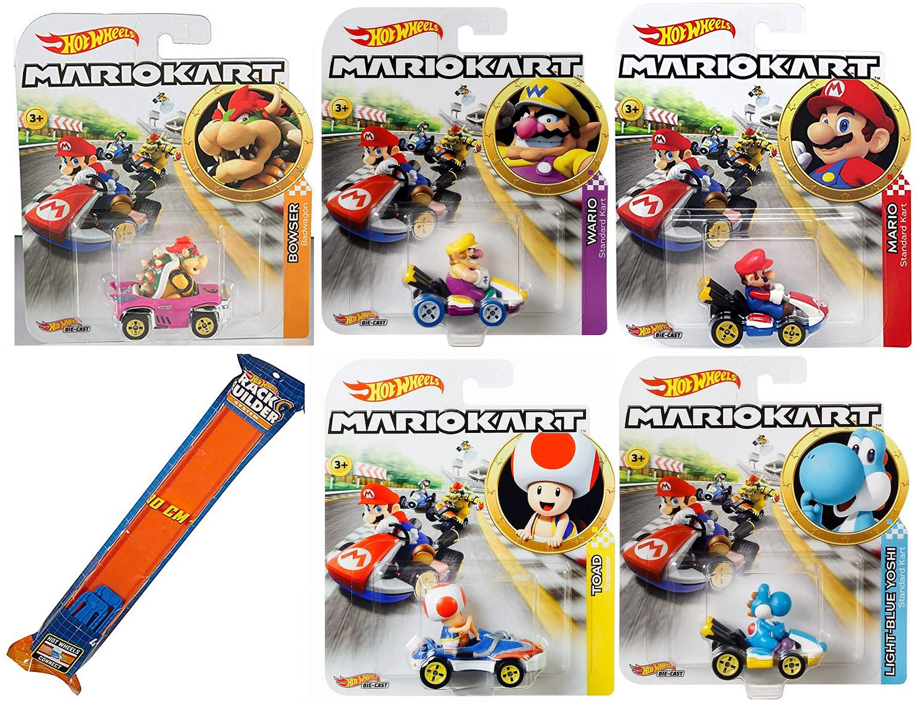Buy War Kart Mario Character car Set Toy Wario Mariokart Bundle & Yoshi ...