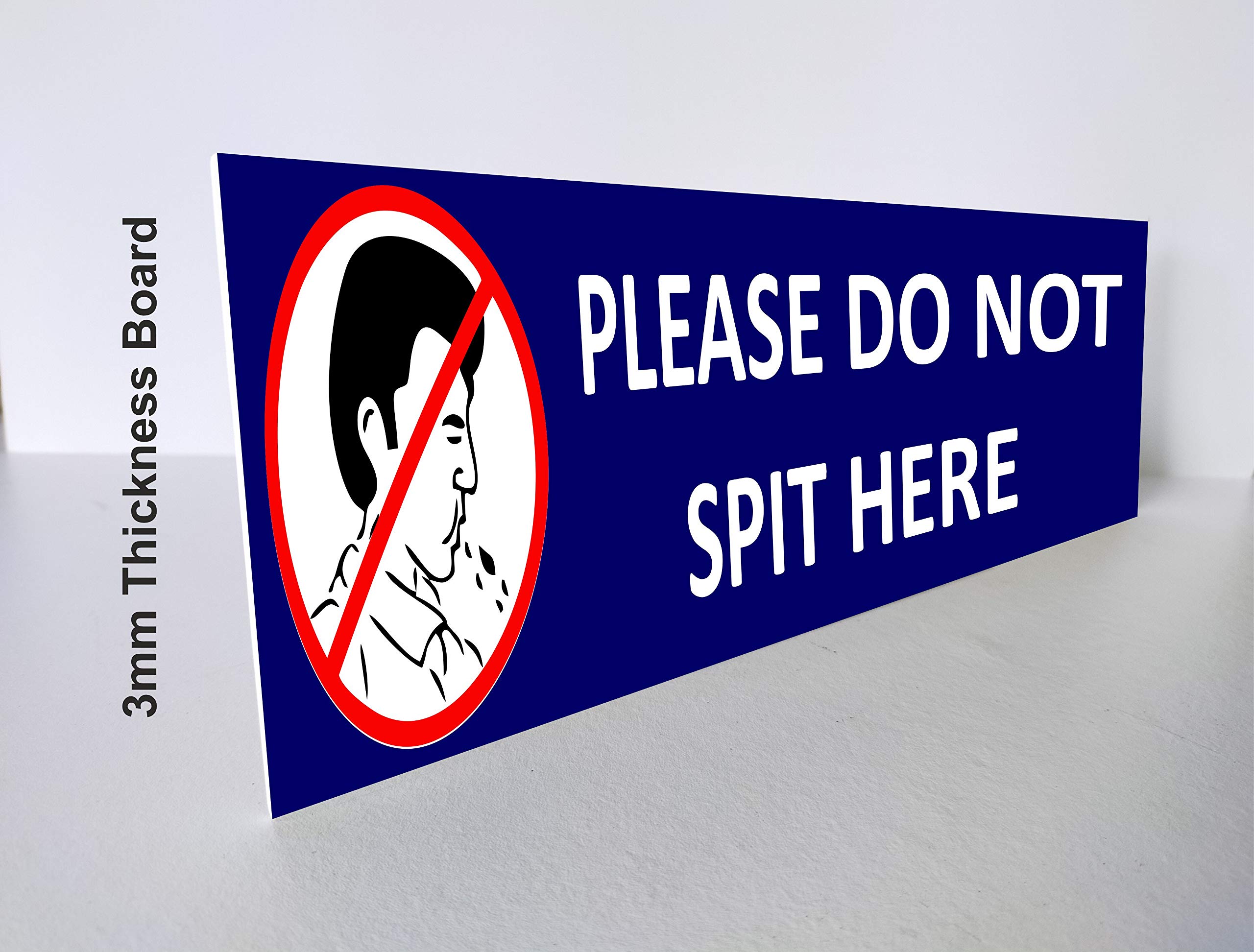 Buy SIGN EVER Please Do Not Spit Here Signboards Bank Office Factory ...