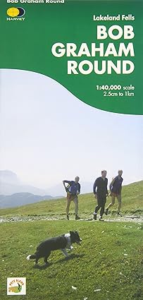 Bob Graham Round Map: Lakeland Fells : Harvey Map Services Ltd: Amazon ...