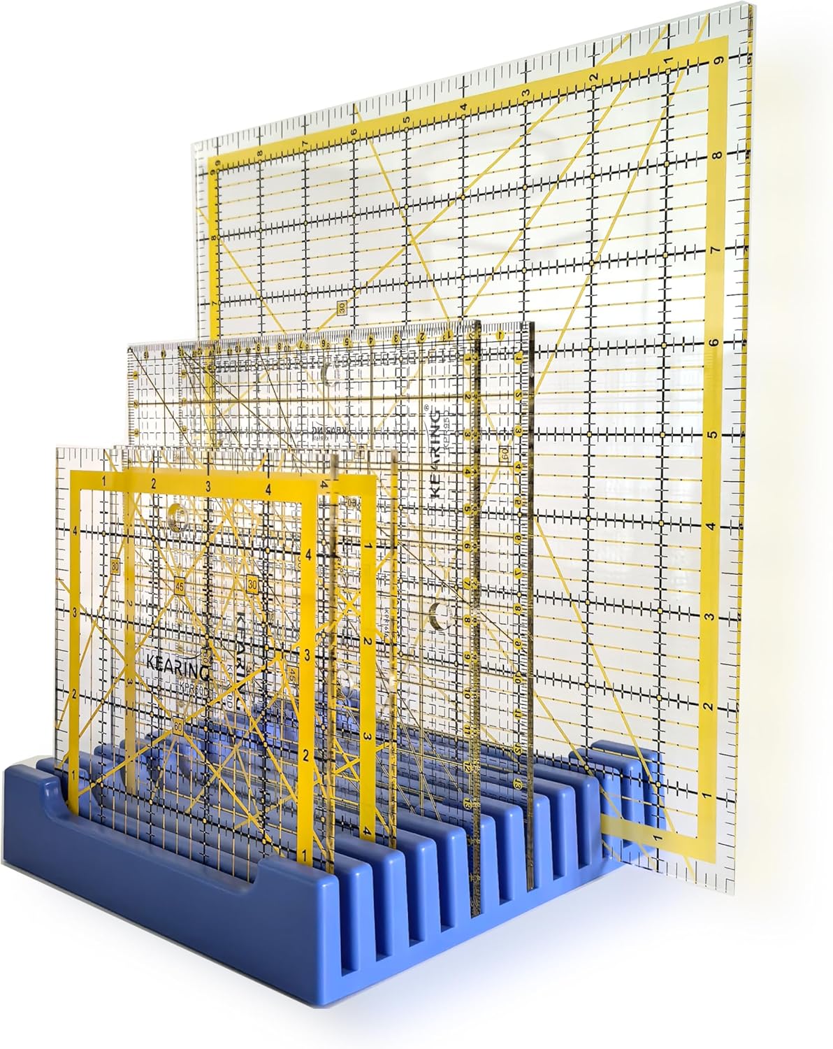 Amazon.com: Storage Rack for Quilting Rulers, 12 Slot Ruler Holder ...