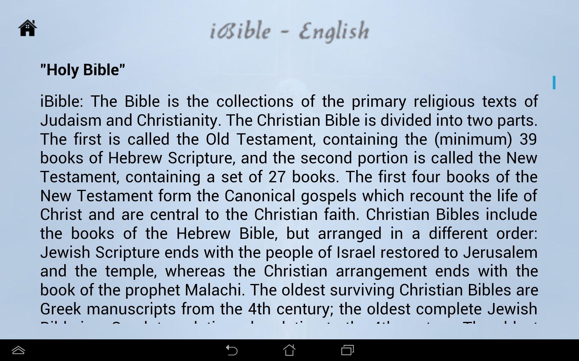 iBible - English:Amazon.com:Appstore for Android