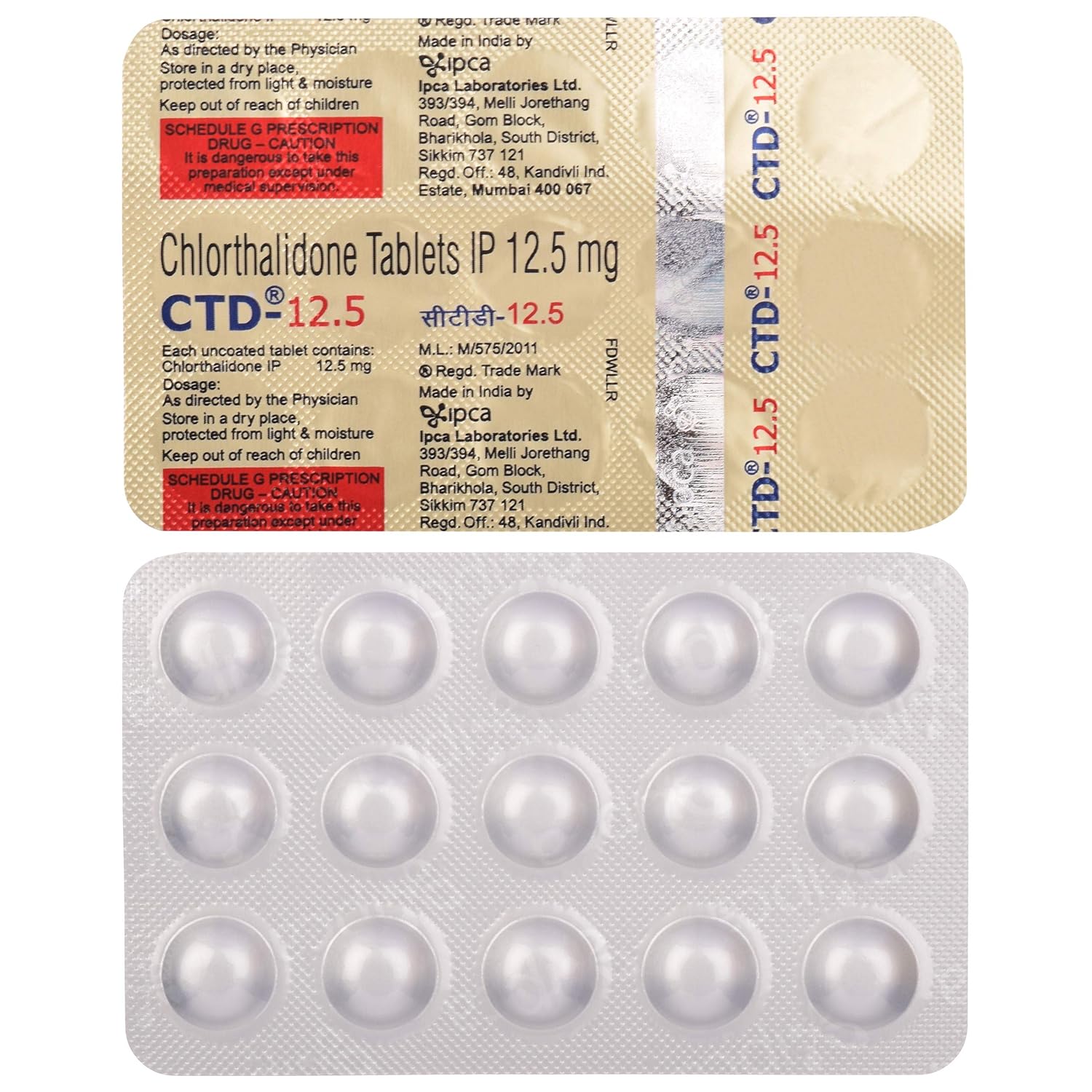 CTD-12.5 - Strip of 15 Tablets : Amazon.in: Health & Personal Care