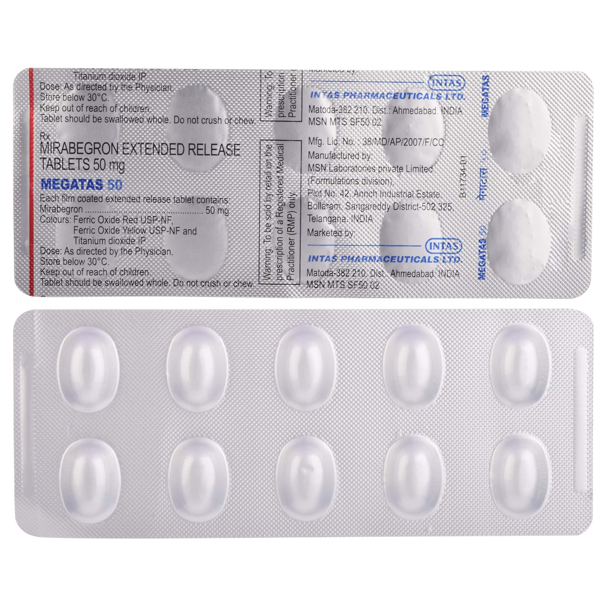 Buy Megatas 50 - Strip of 10 s Online at desertcartINDIA