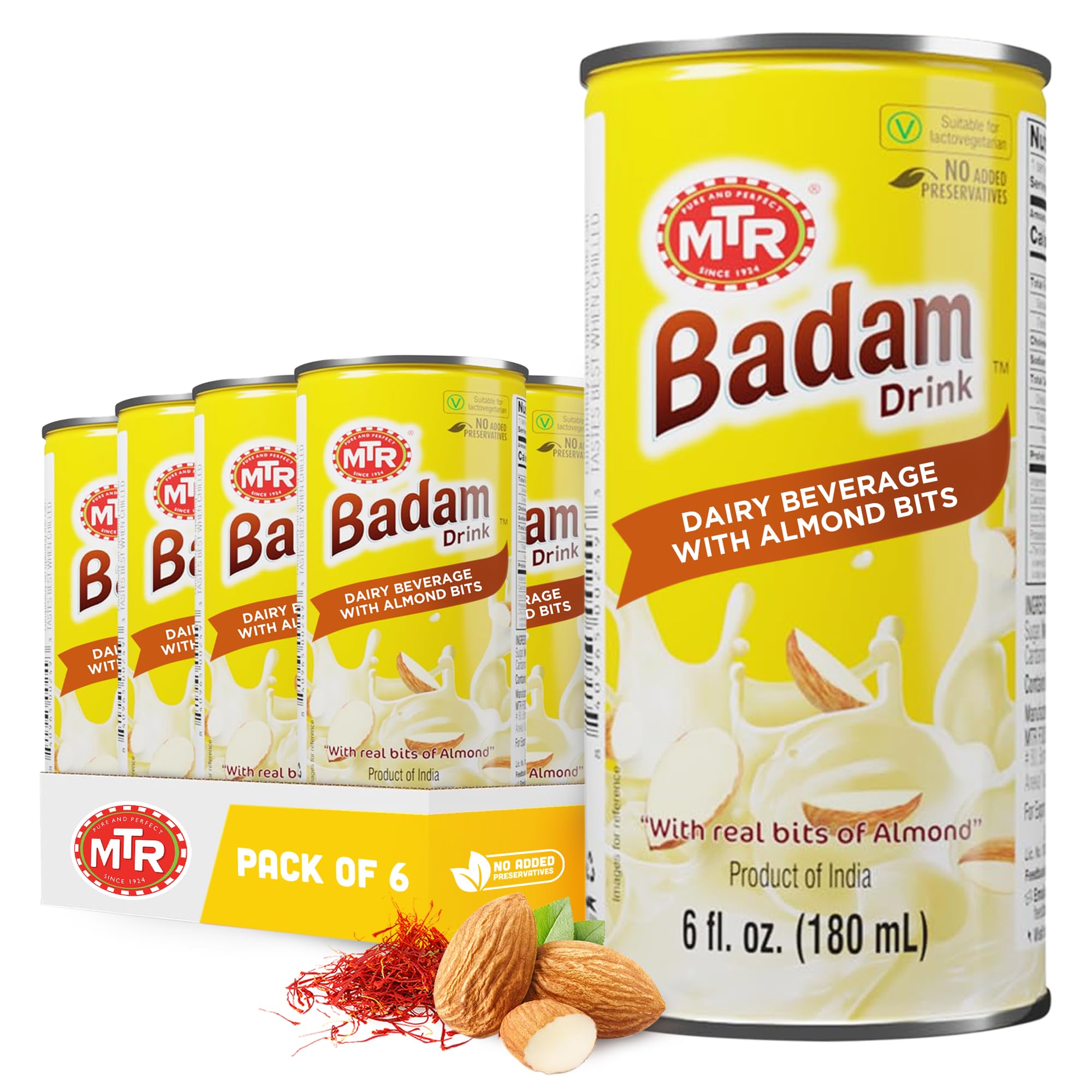 Mtr Drink 180ml Badam Pack Of 6 | Desertcart INDIA