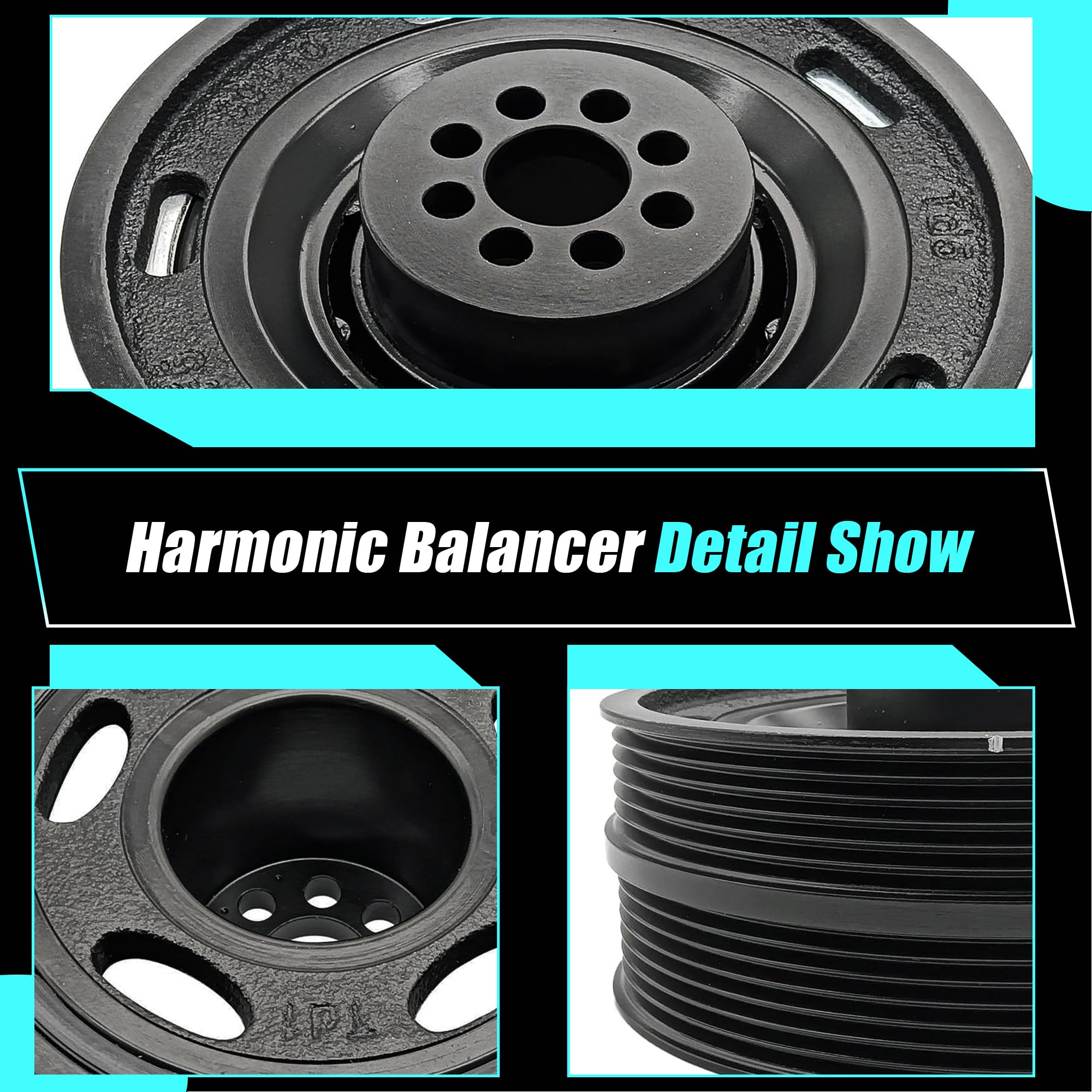 Audi Q5 A-Premium Engine Harmonic Balancer Crankshaft Pulley ...