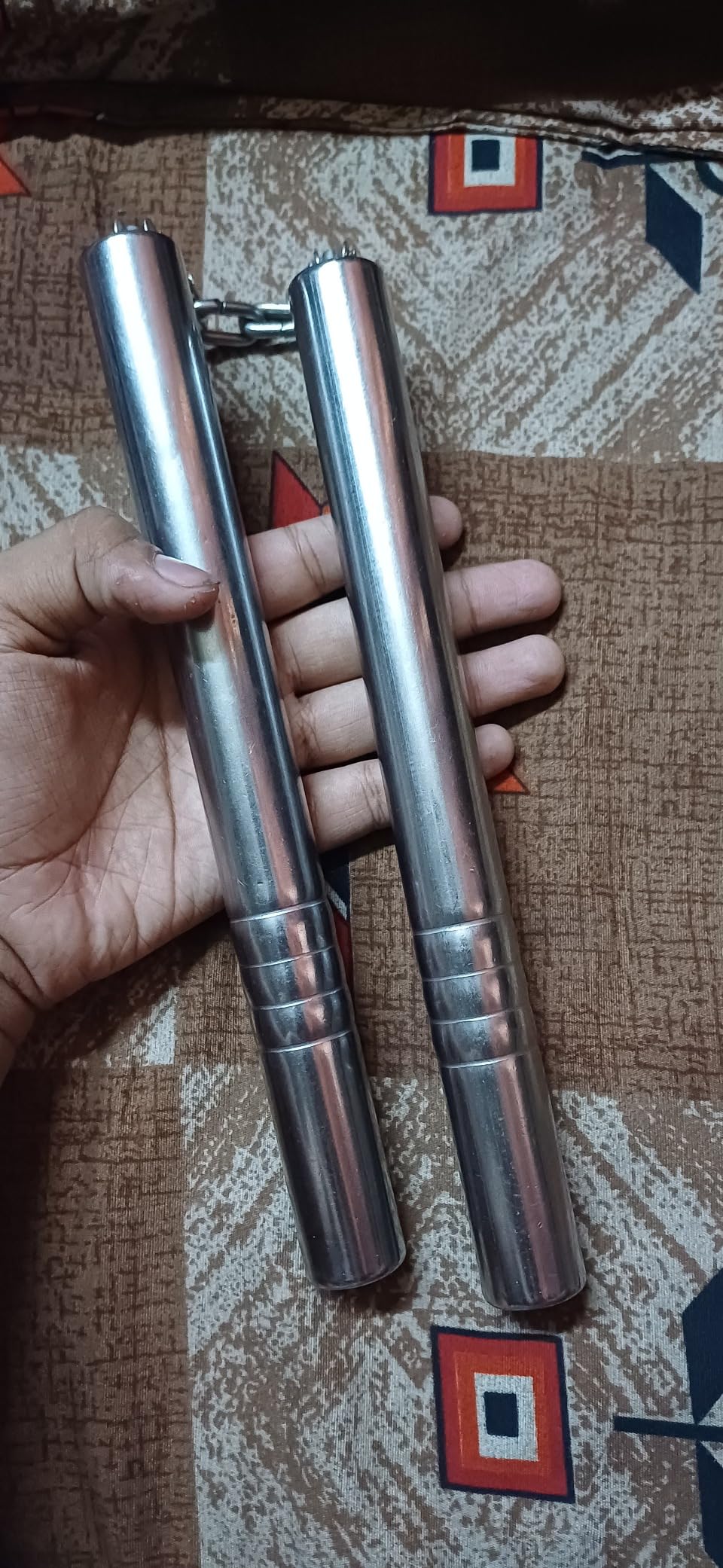 Gillz Sports Stainless Steel Nunchaku for Martial Arts Equipment for ...