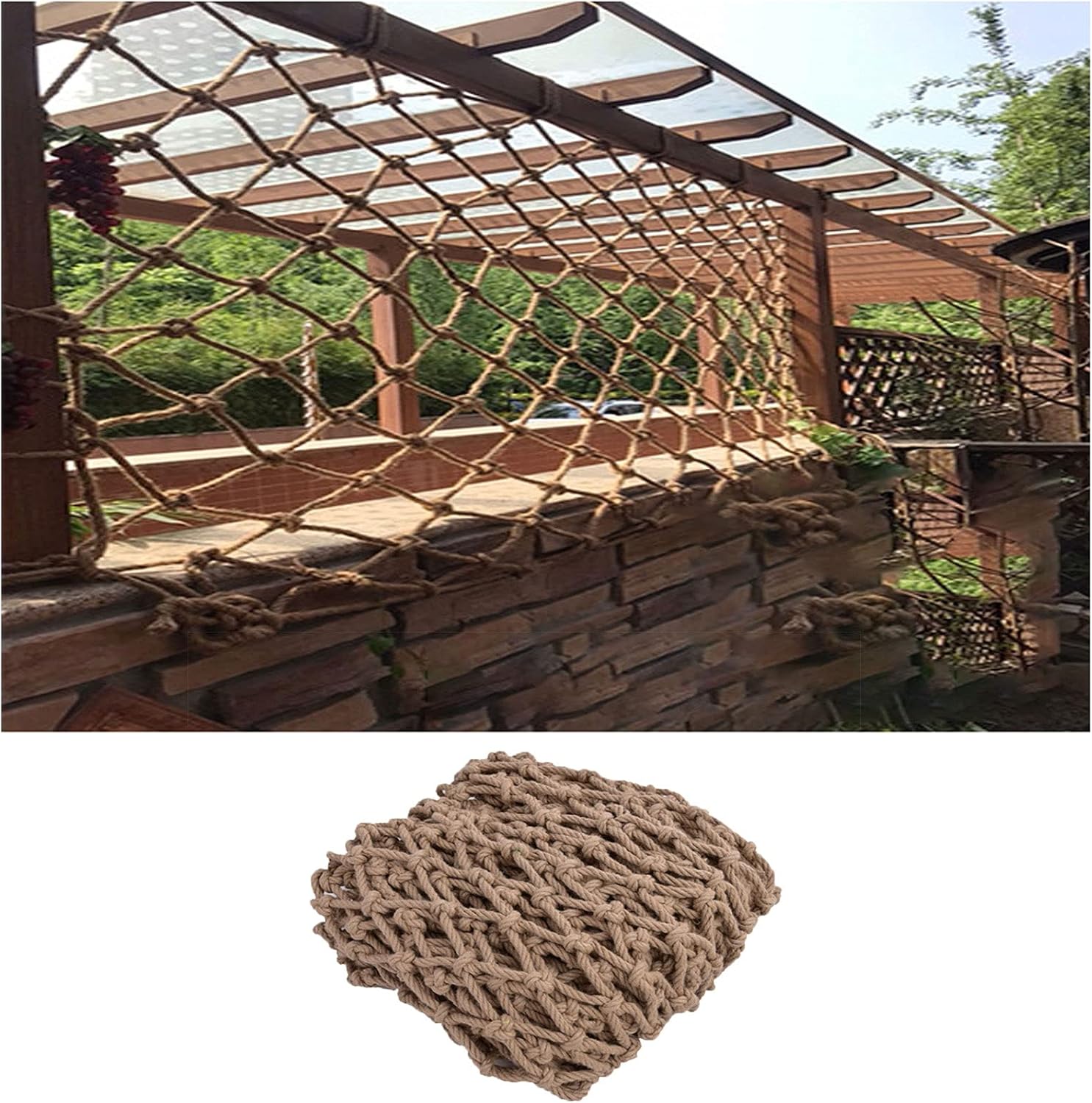 Cargo Netting Decor Safety Net Child Climbing Hemp Netting Heavy Duty ...