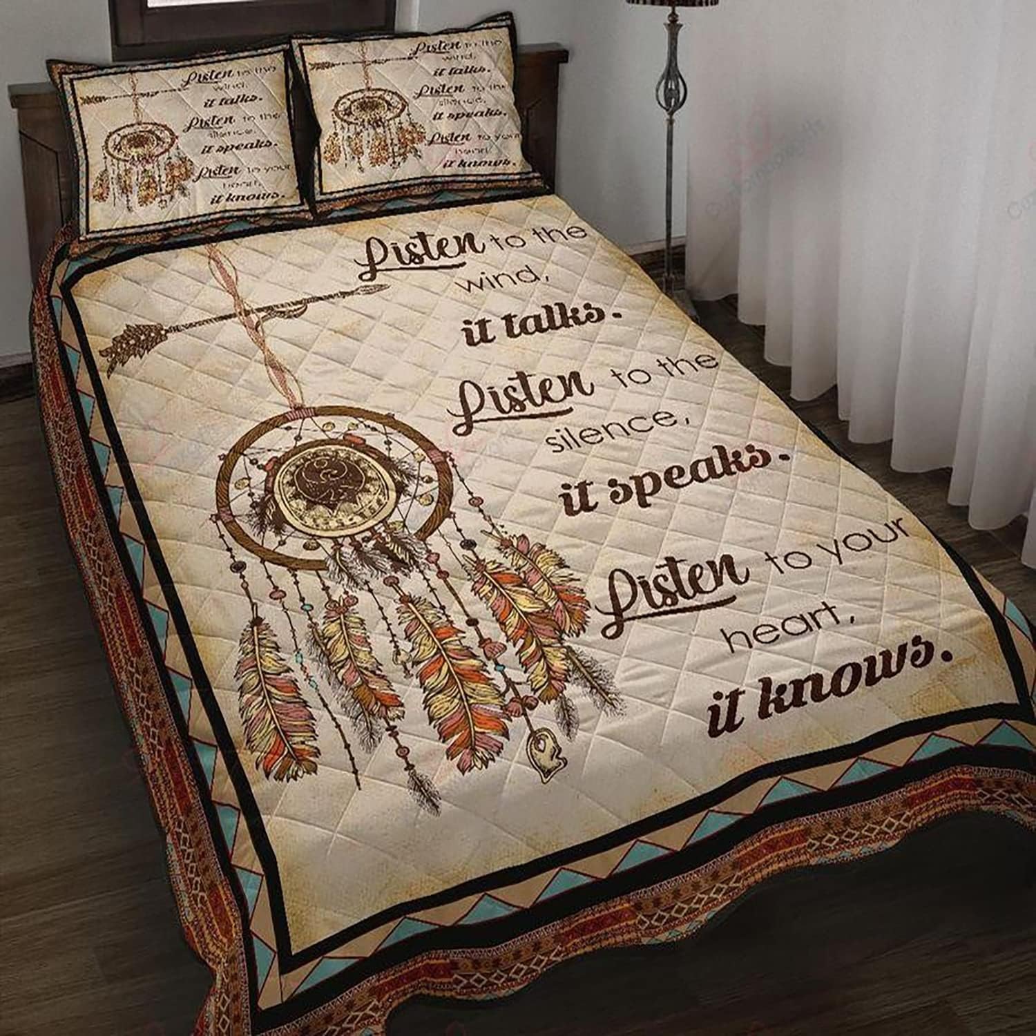Amazon.com: 365CUSGIFTS - Native American Quilt Bedding Set 21 Native ...