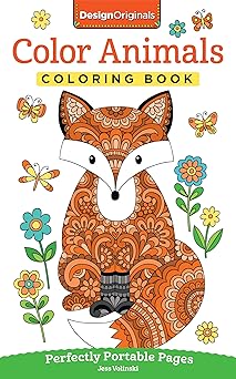 Amazon.com: Color Animals Coloring Book: Perfectly Portable Pages (On ...