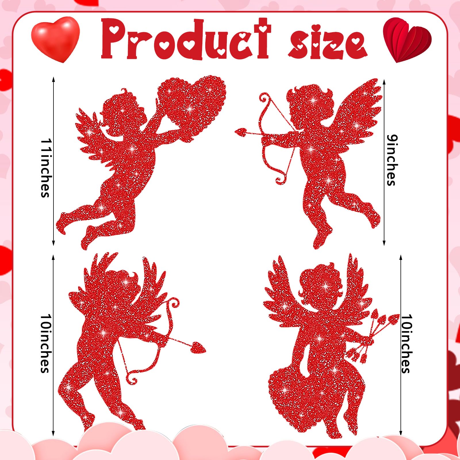 Valentine Cupid Cut Out Pattern Printable Cupid Stickers Primary
