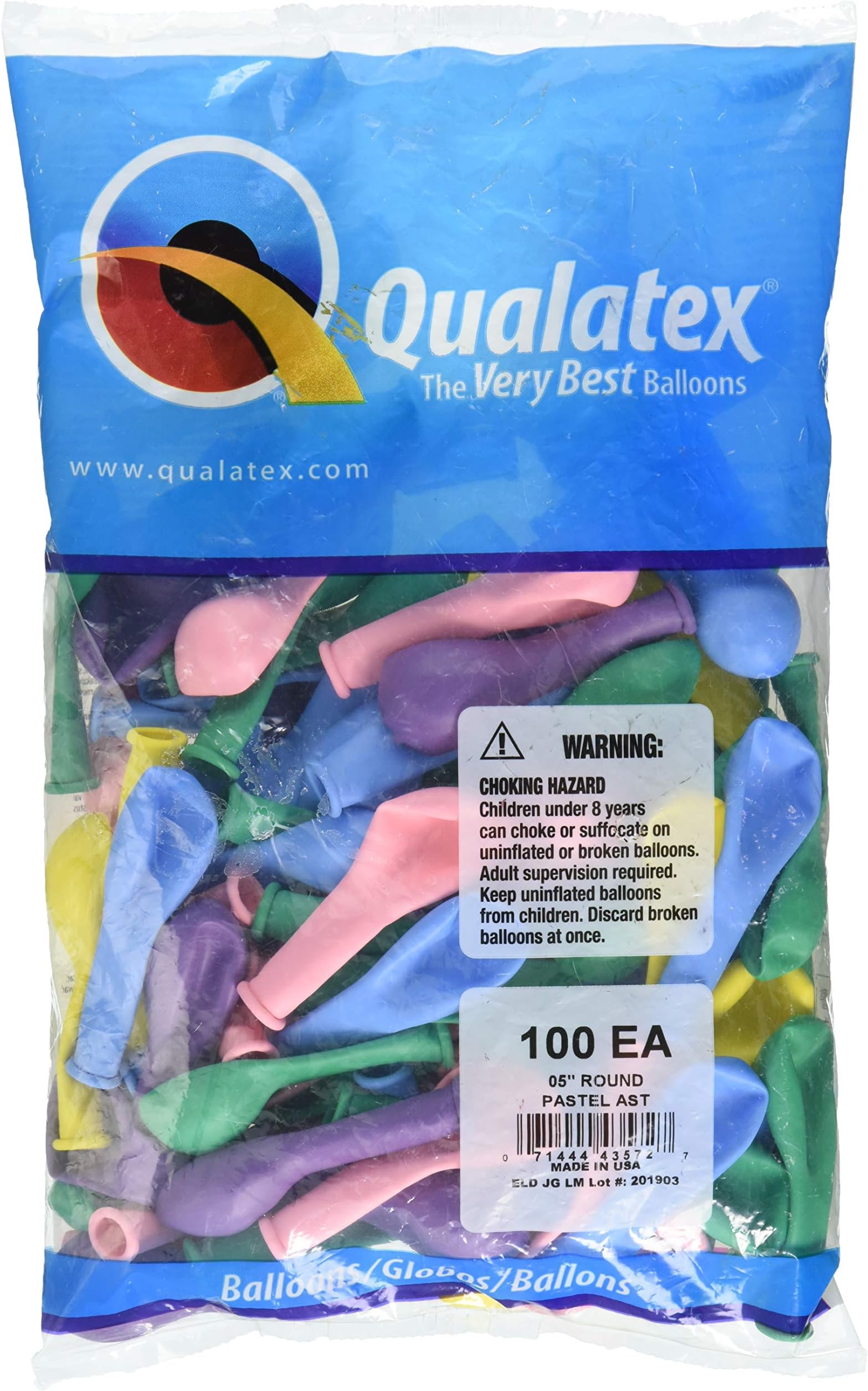 Amazon.com: Qualatex 11" Assortment Pastel Latex : Home & Kitchen