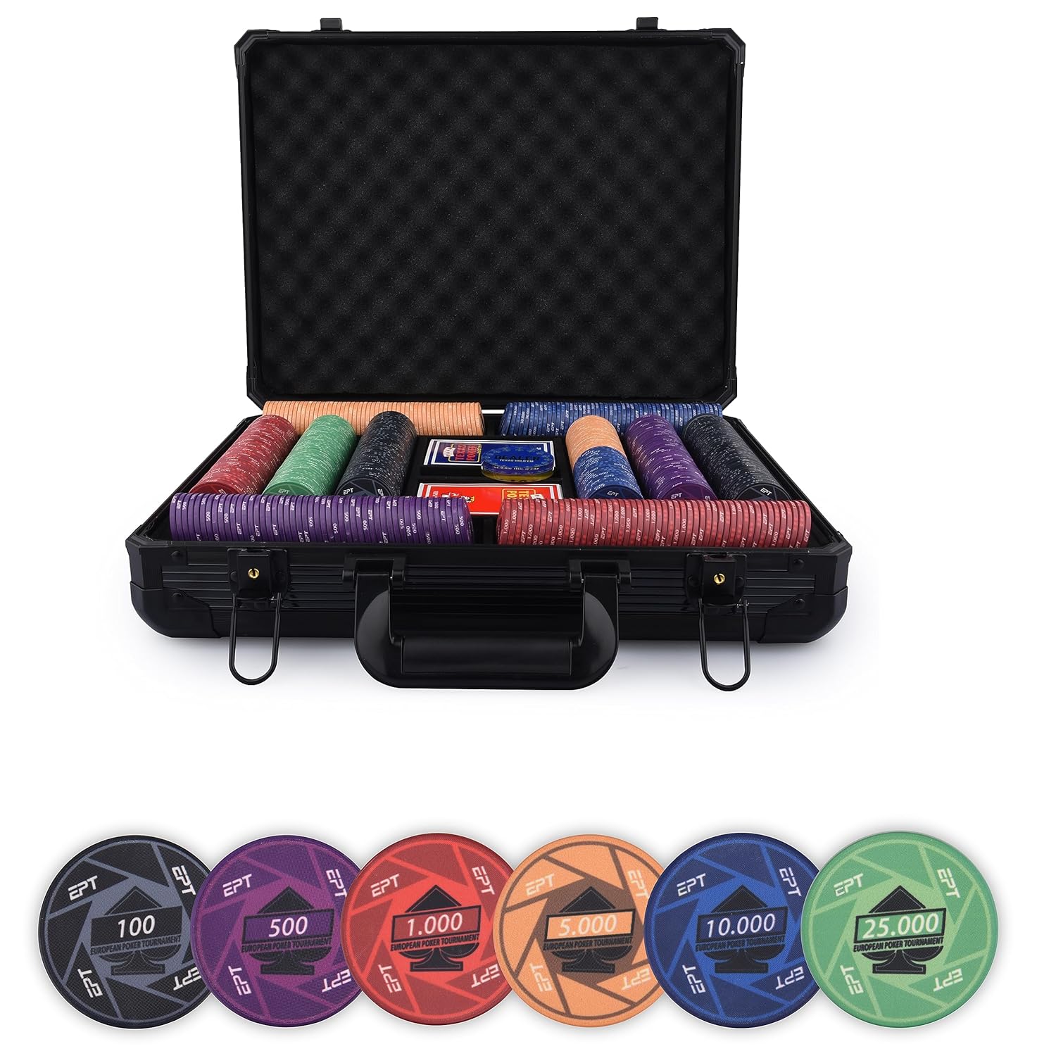 Buy Poker Stuff India PSI Ceramic EPT 500 Pc Chipset Online at Low Prices in India - Amazon.in