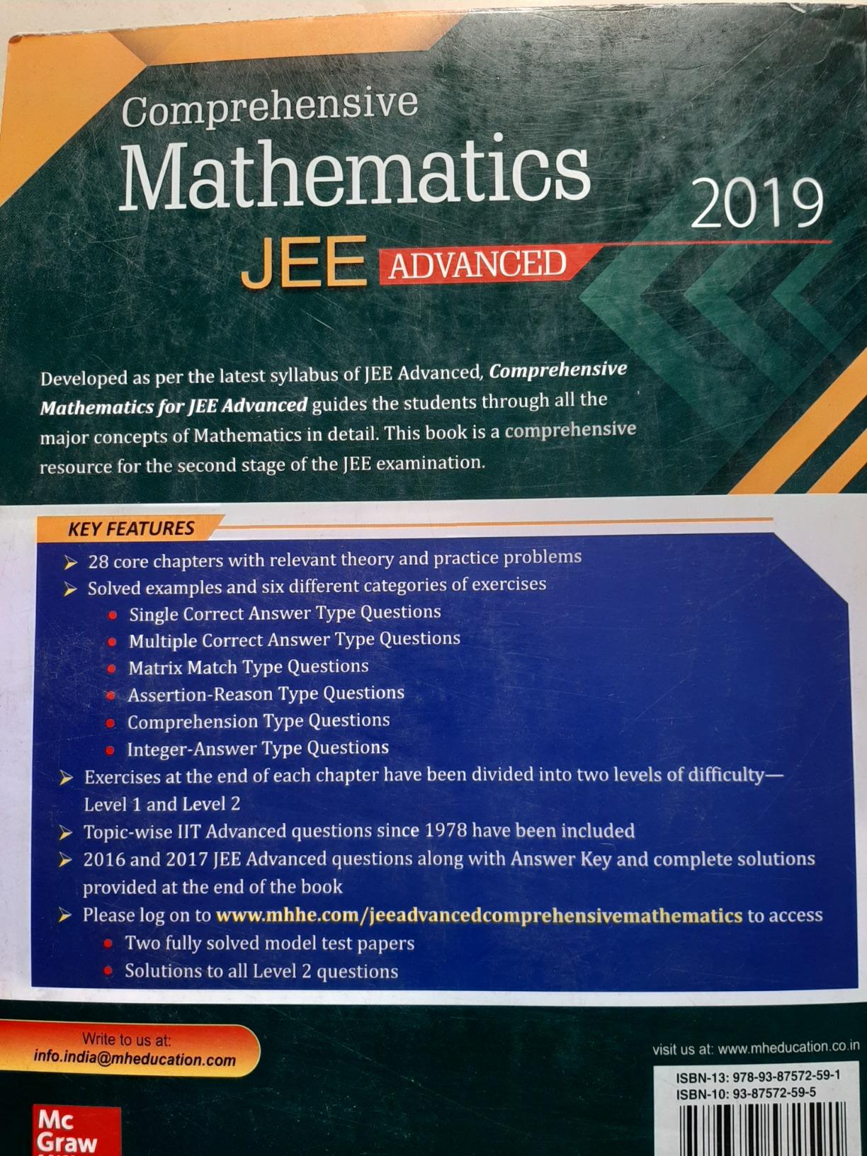 COMPREHENSIVE MATHEMATICS JEE ADVANCED eBook : MHE: Amazon.in: Kindle Store