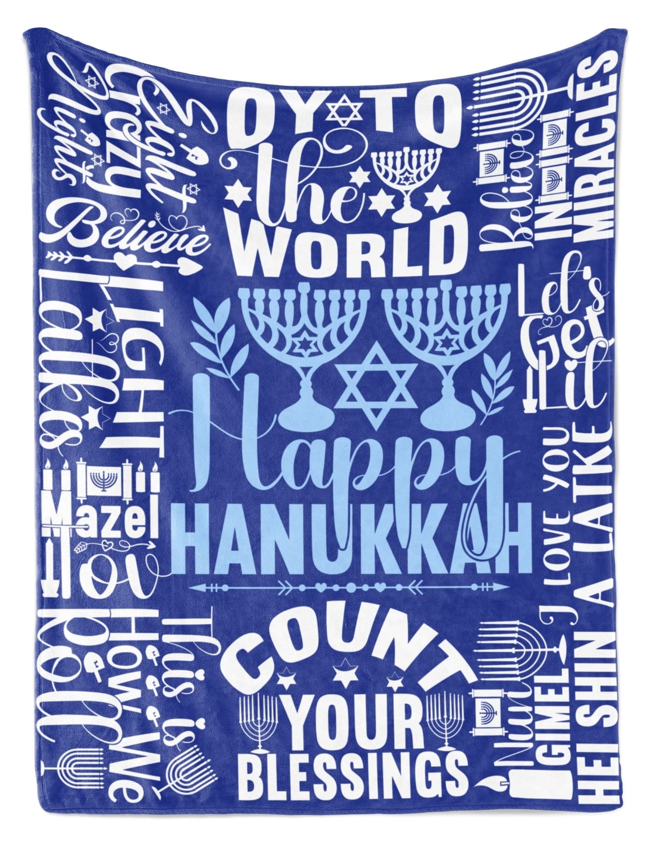 Amazon.com: InnoBeta Hanukkah Gifts, Hannukah Throw Blanket for Kids ...