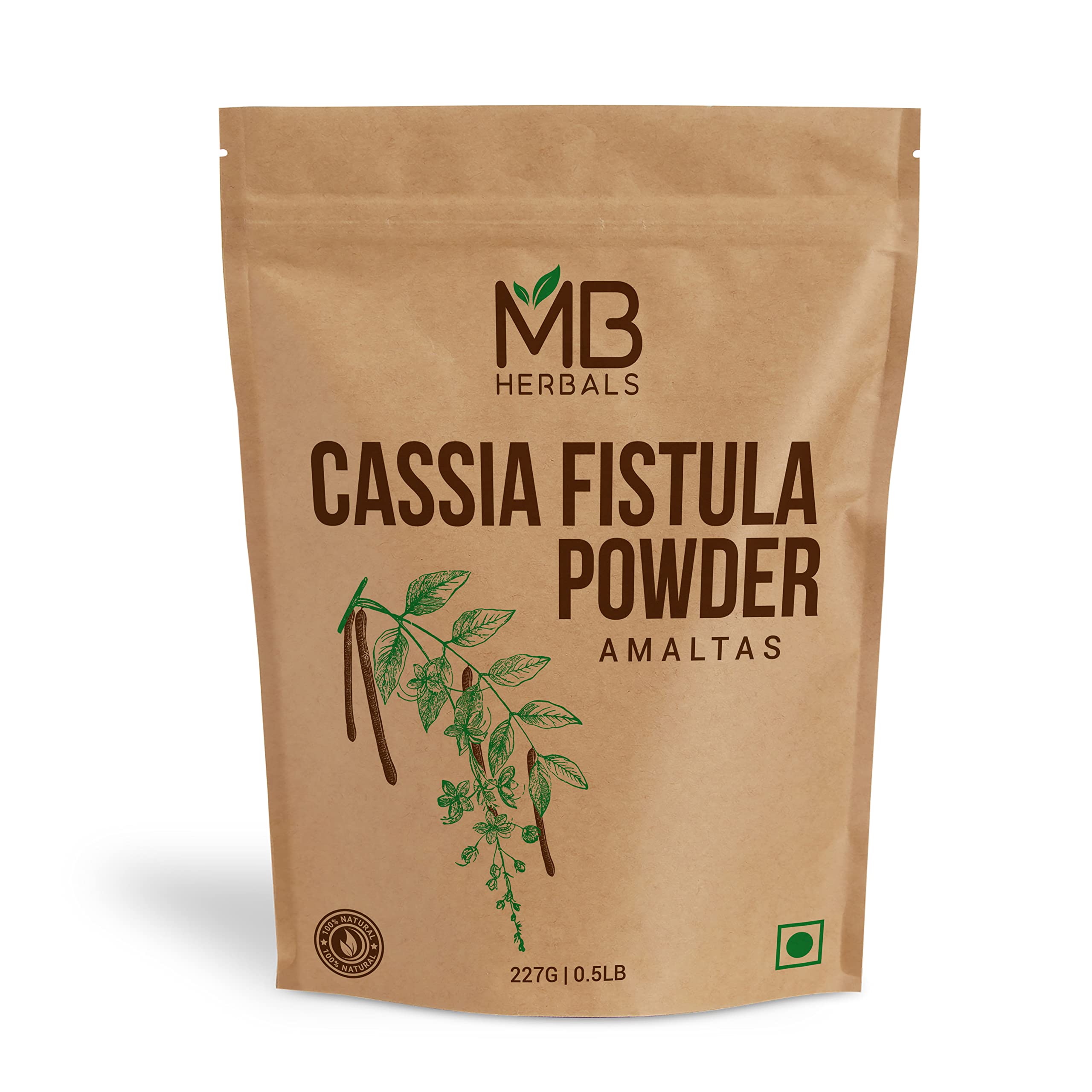 Mb Herbals Cassia Fistula Powder 227 Gram Amalatash Gooda Amaltas ...