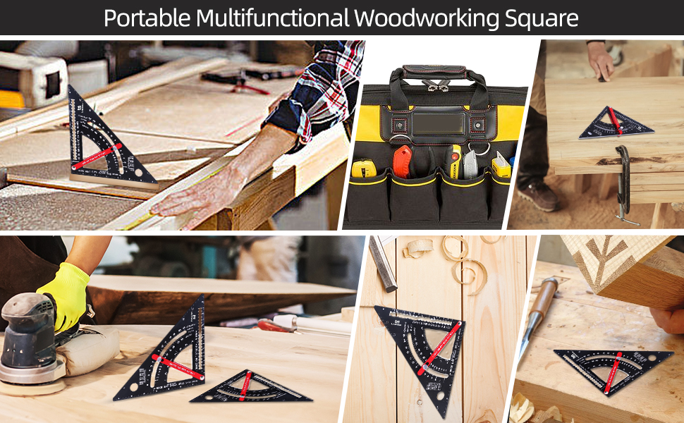 Watch LARMEIL Carpenter Square 7 inch Woodworking Tools Square on ...