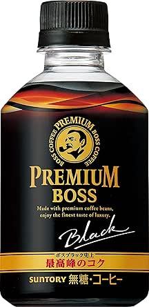 Amazon.co.jp: サントリー プレミアムボス ブラック コーヒー 285ml×24本