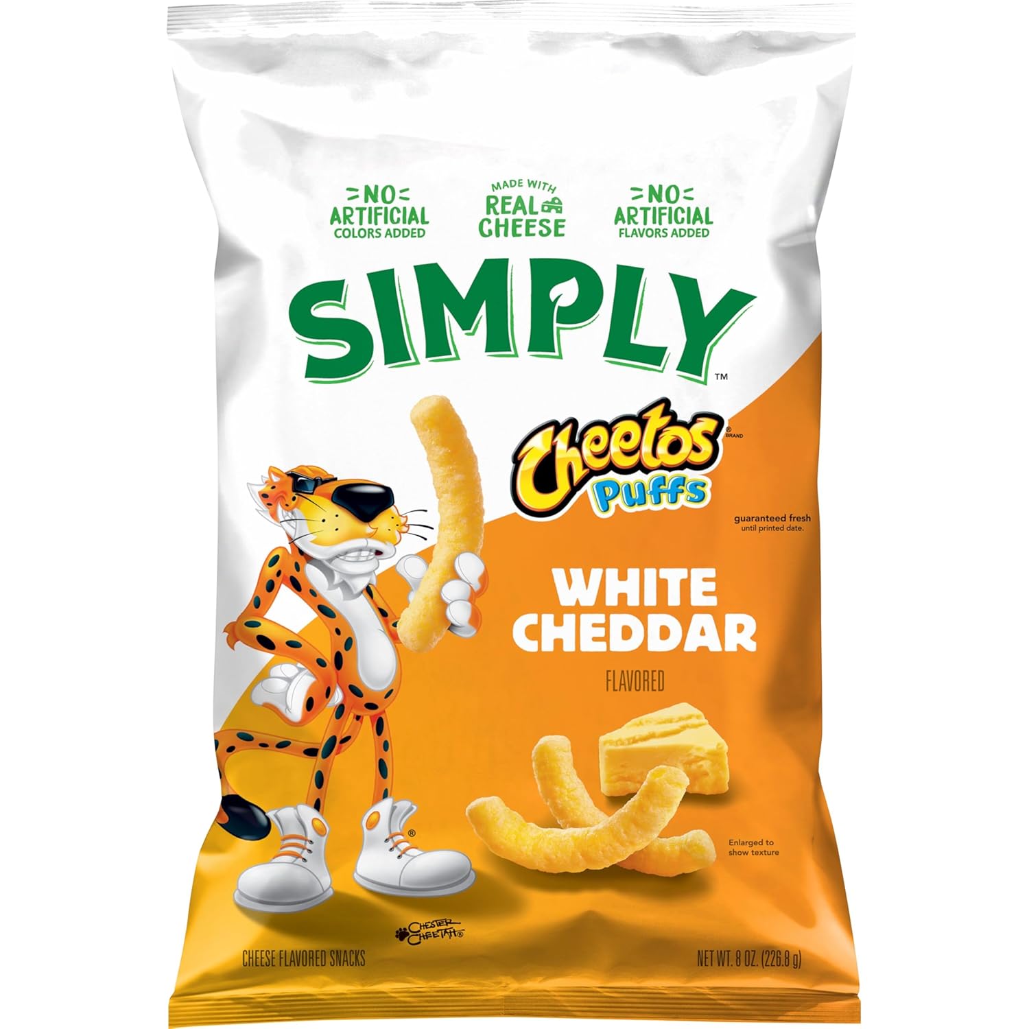 Simply Cheetos Puffs White Cheddar Cheese Flavored Snacks, 8 Oz ...