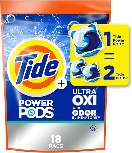Amazon.com: Tide Ultra OXI Power PODS with Odor Eliminators Laundry ...