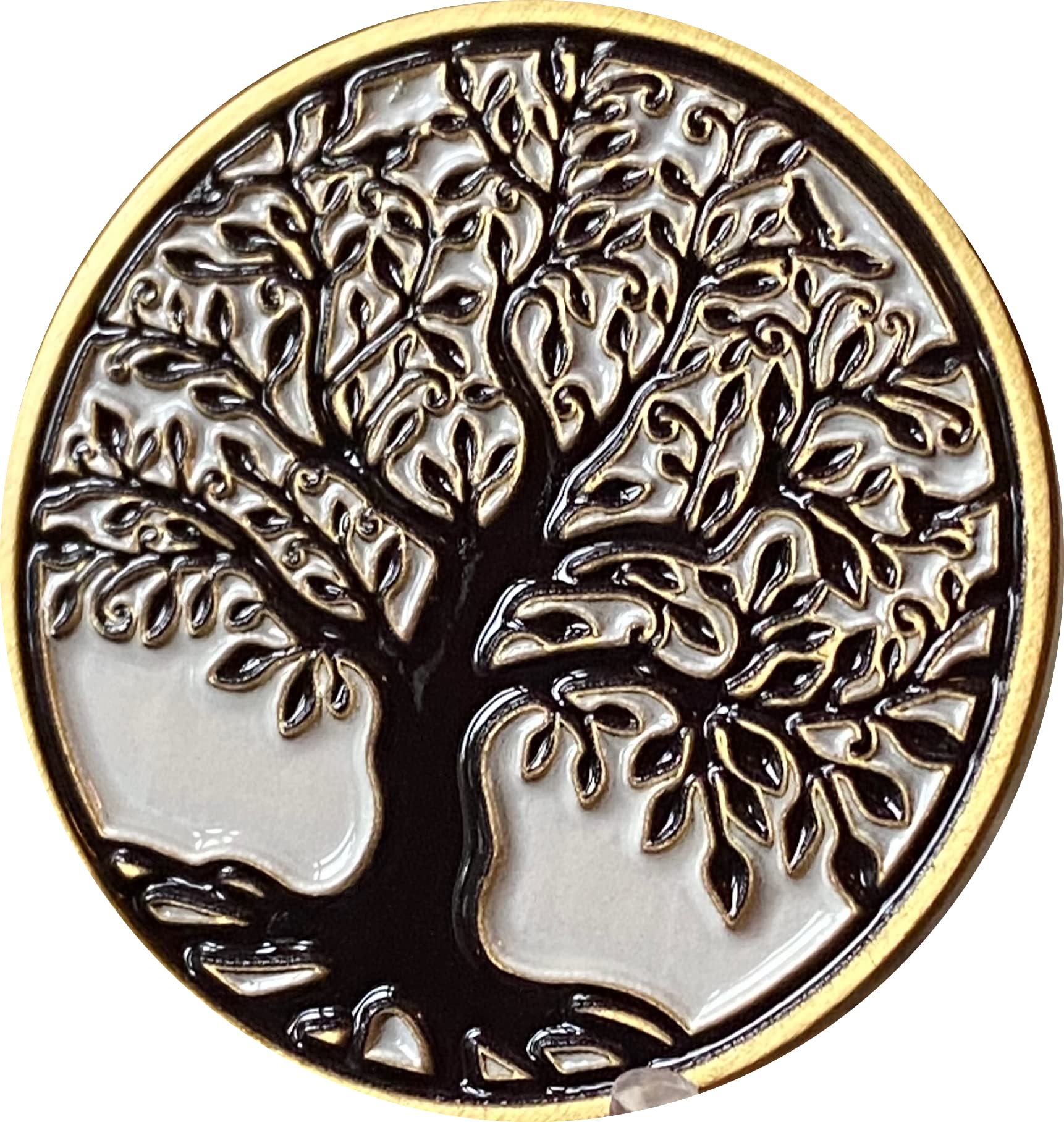 Amazon.com: RecoveryChip Tree Of Life Serenity Prayer Medallion Coin ...