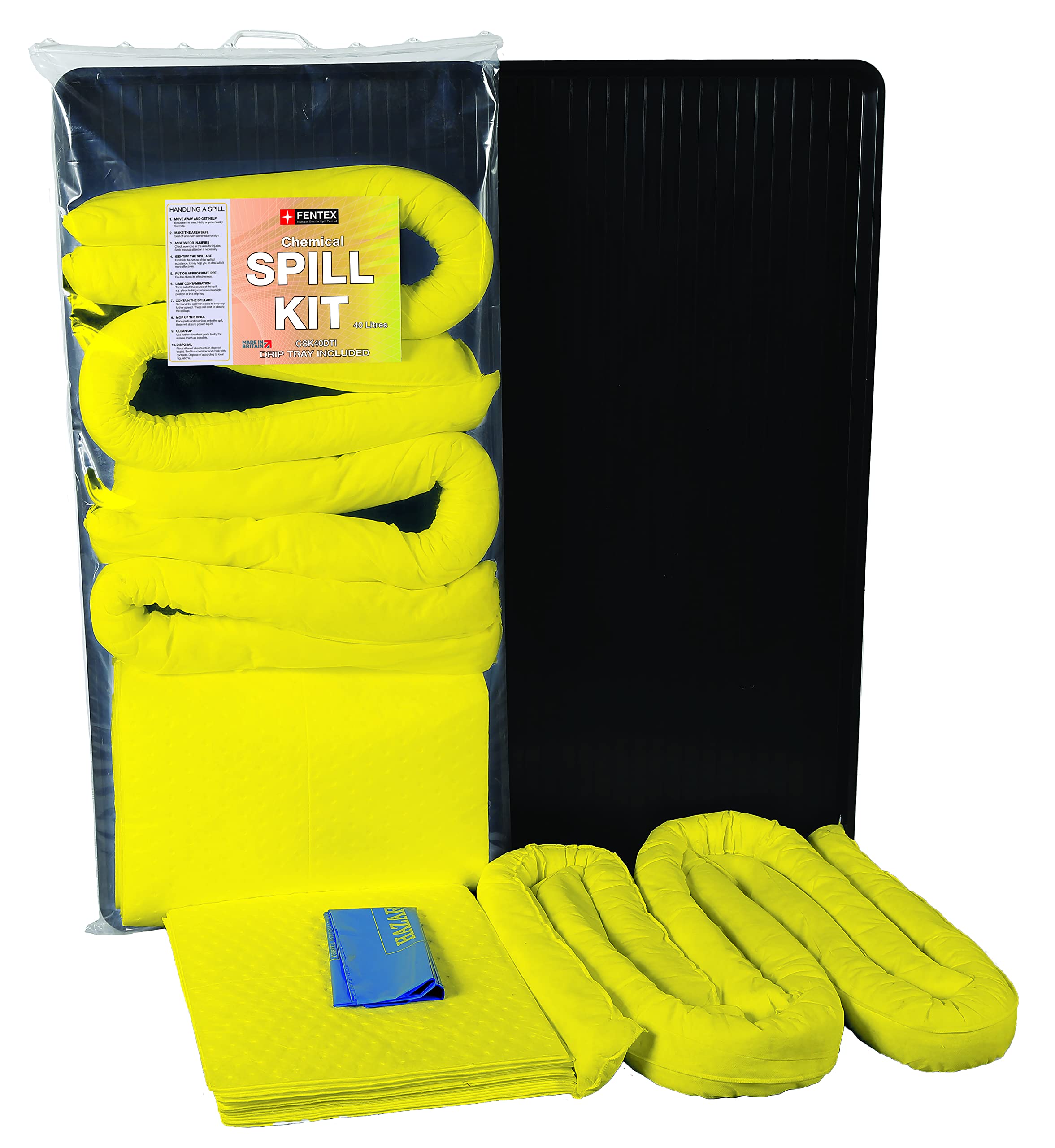 The Lean Centre40 Litre Chemical Spill Kit 40 Litre Spill | Desertcart ...