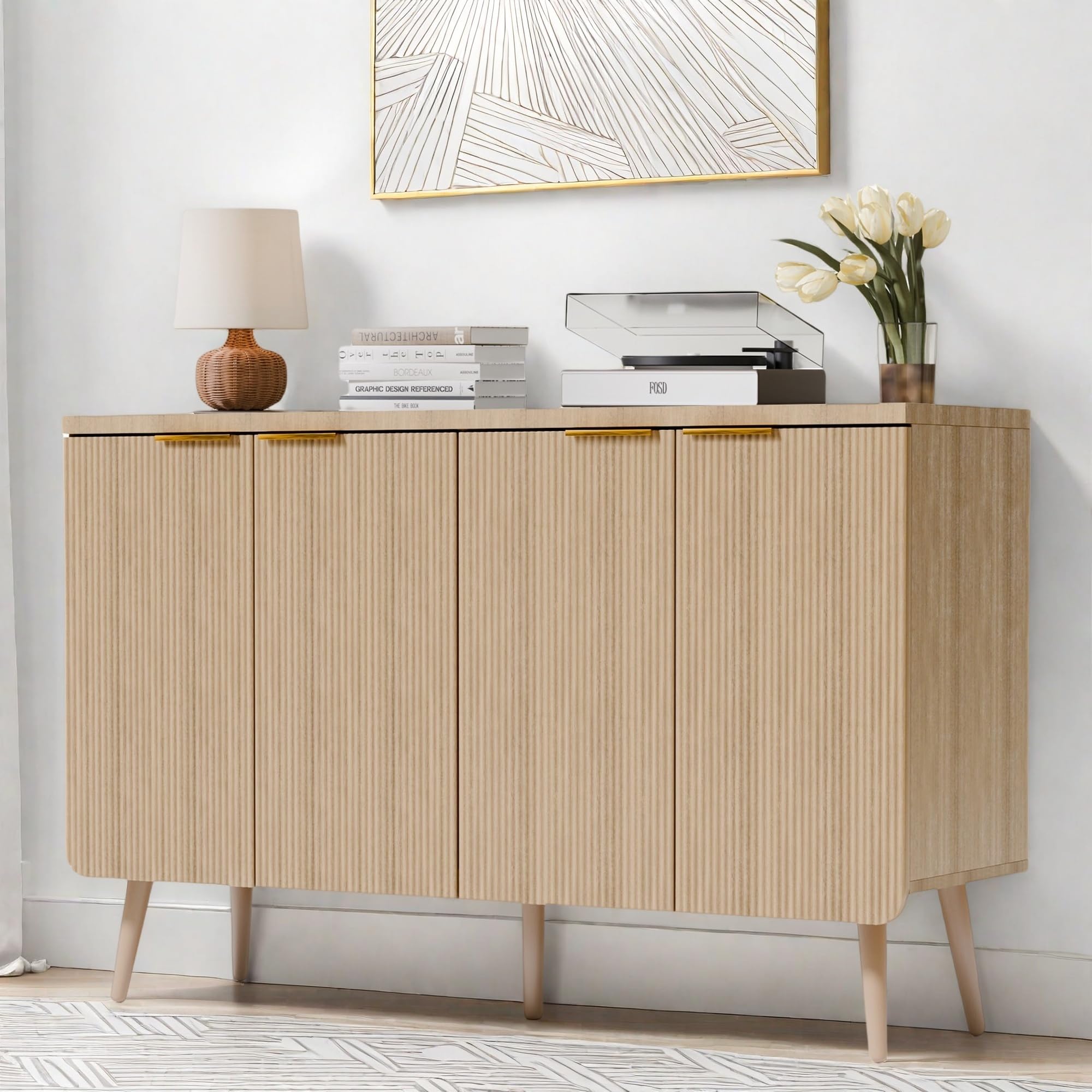 Amazon.com - FONTOI Buffet Cabinet with Storage, Multifunctional ...