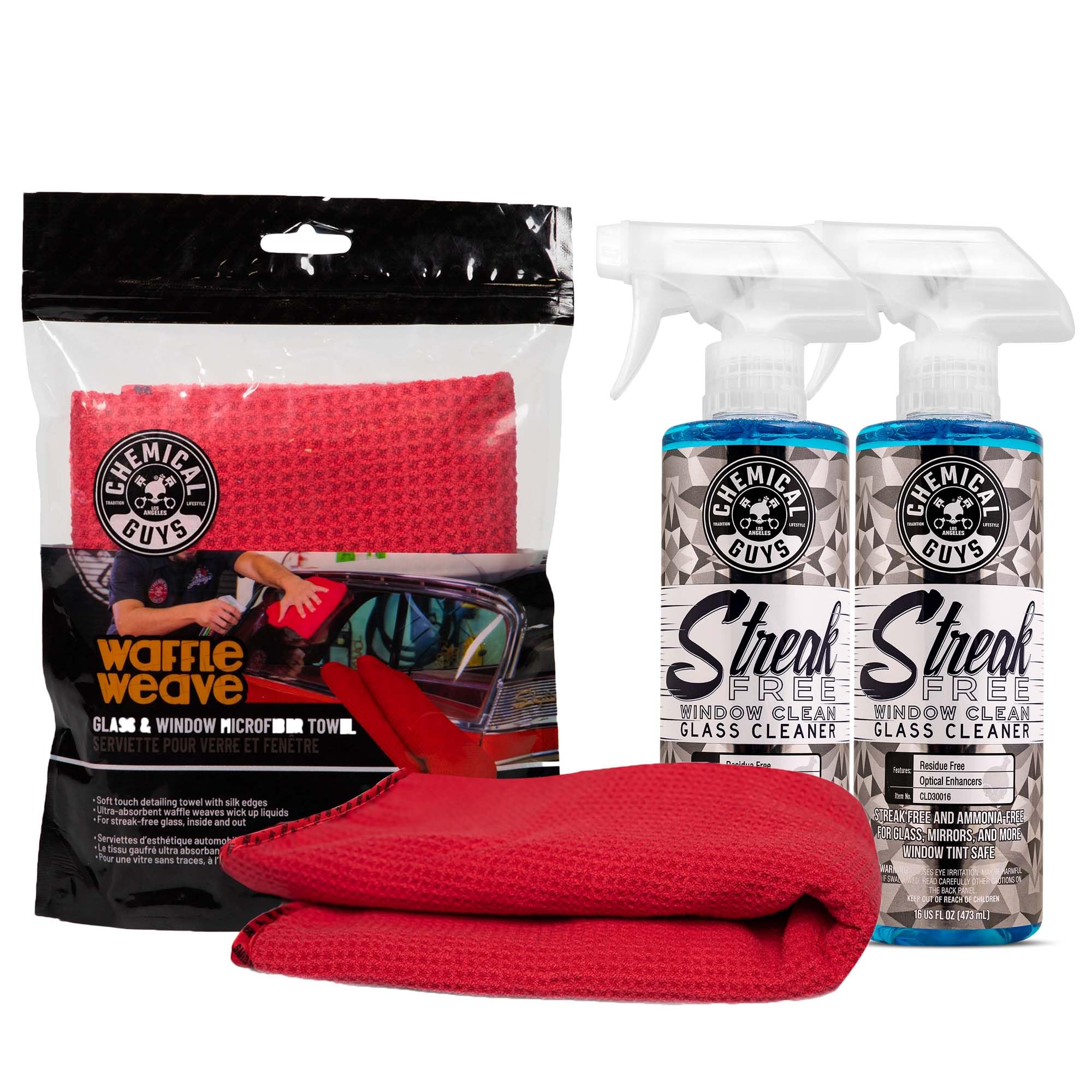 Amazon.com: Chemical Guys Streak Free Glass & Window Cleaner, Ammonia ...