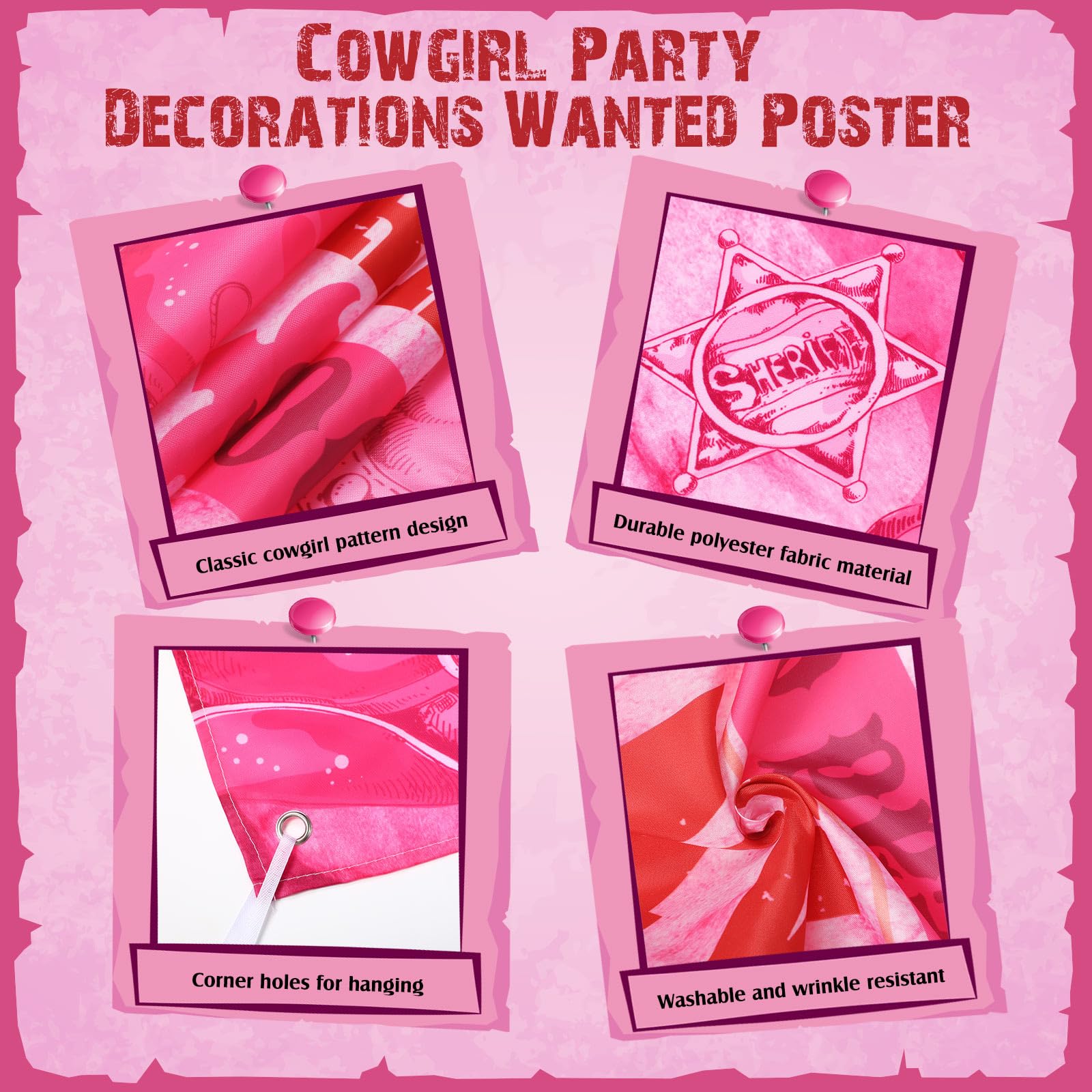 Snapklik.com : Funrous Wanted Poster Photo Prop Western Photo Booth ...