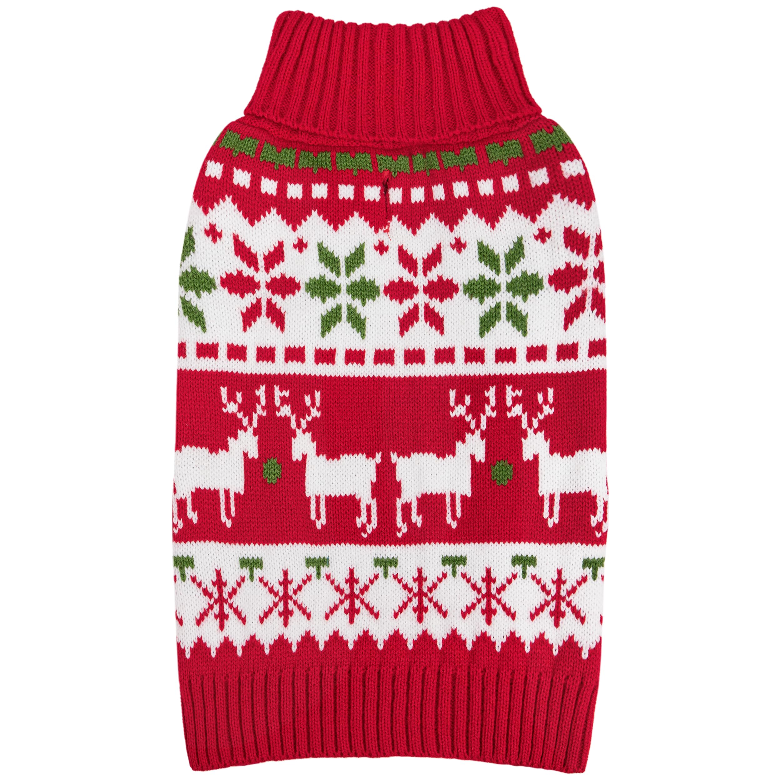 Snapklik.com : KYEESE Dog Christmas Sweater, Warm Turtleneck Dog ...