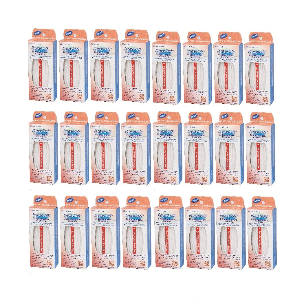 Amazon | プロキシソフト ブリッジ&インプラントクリーナー 30本入×24個 | Proxysoft | 歯間クリーナー 通販