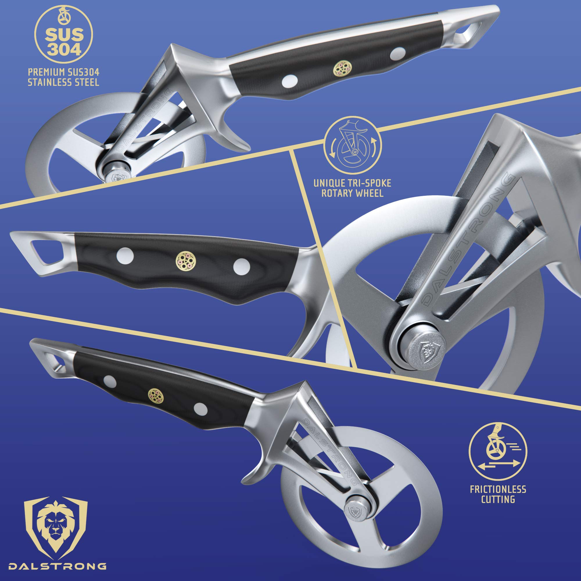 Snapklik.com : DALSTRONG Pizza Wheel - The Orbit Razor Pizza Wheel ...
