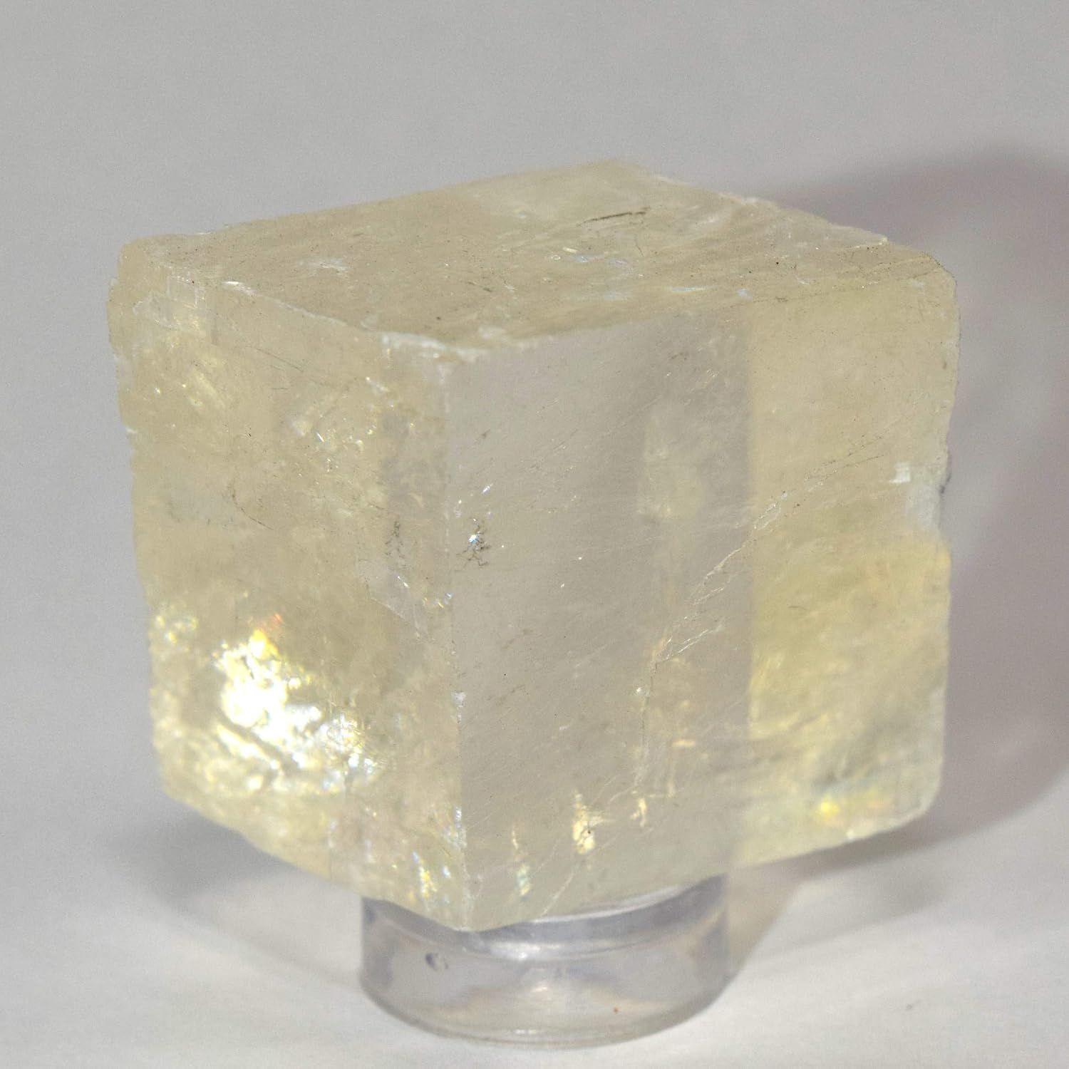 Amazon.com: HC Set: 40mm Rainbow Clear Optical Calcite Crystal Natural ...