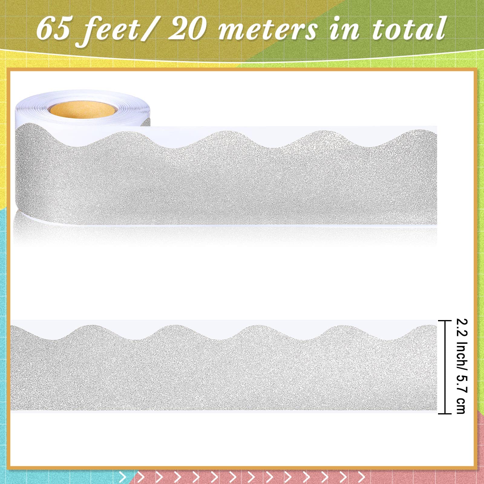 Snapklik.com : Yexiya 65 Feet Self Adhesive Bulletin Board Borders ...