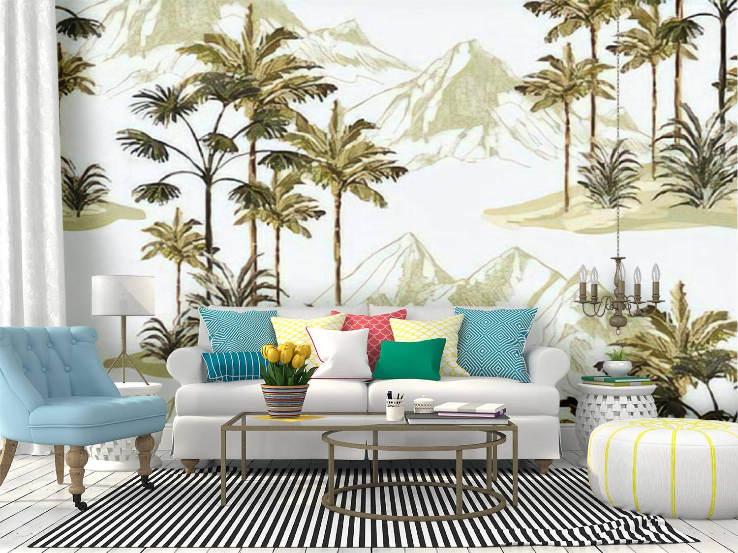 Vintage Palm Wallpaper