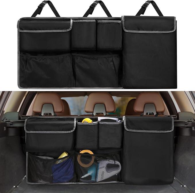 Amazon.com: XHRING Car Trunk Organizer Storage Backseat Hanging Bag for ...