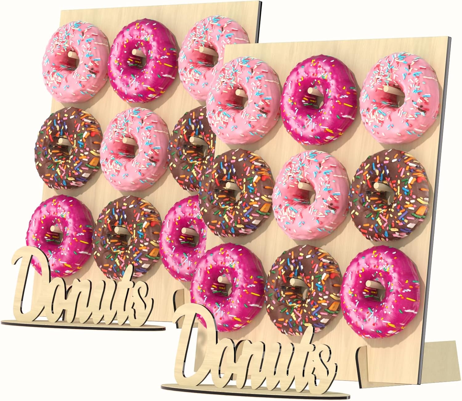 Amazon.com | Donut Stand, APOIMNA Reusable Donut Wall Display Stand ...