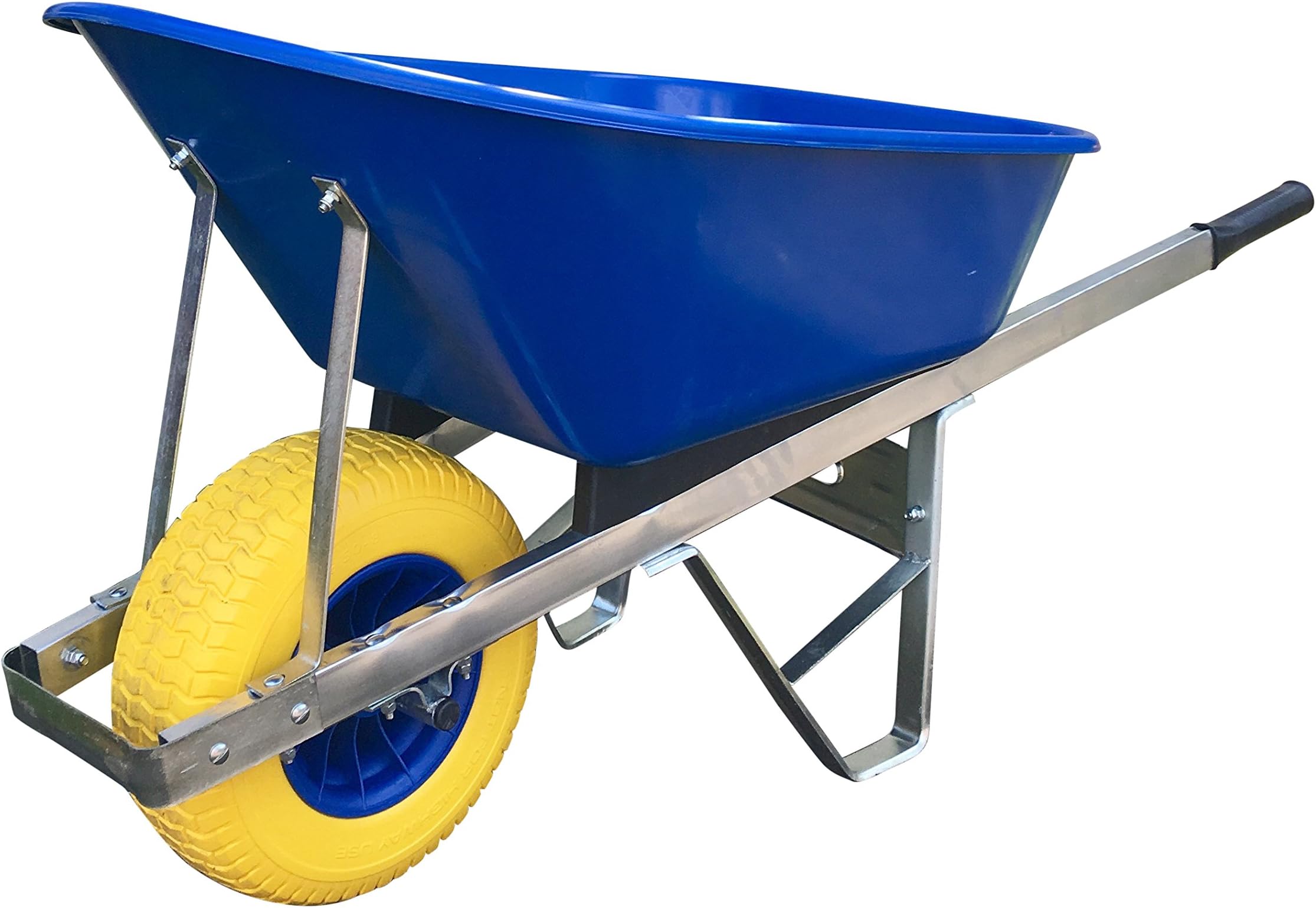 Wheelbarrows Direct Ltd 120L wheelbarrow - Blue with 150mm puncture ...