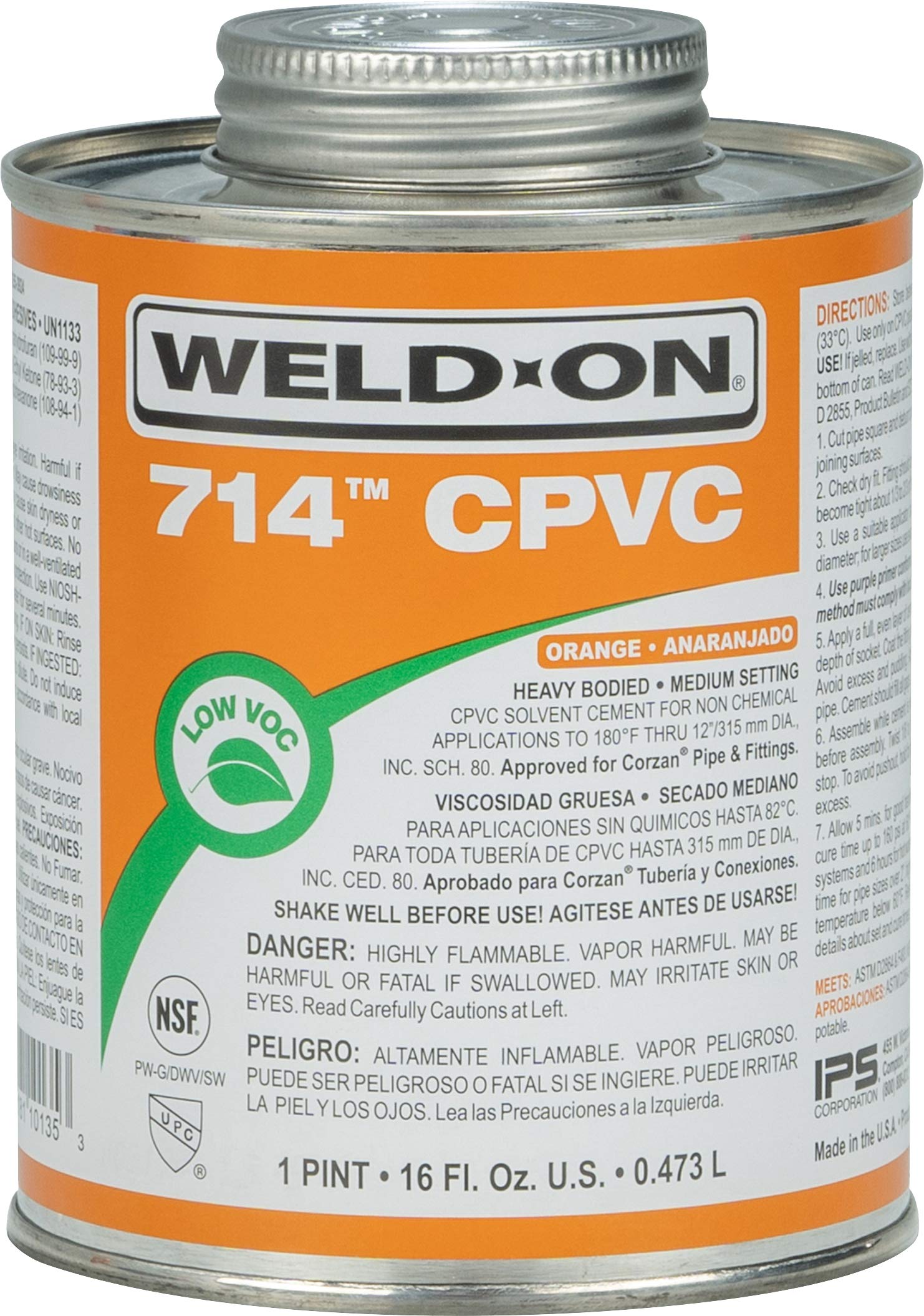 Snapklik.com : Weld-On 10135 714 CPVC Heavy-Bodied High Strength ...