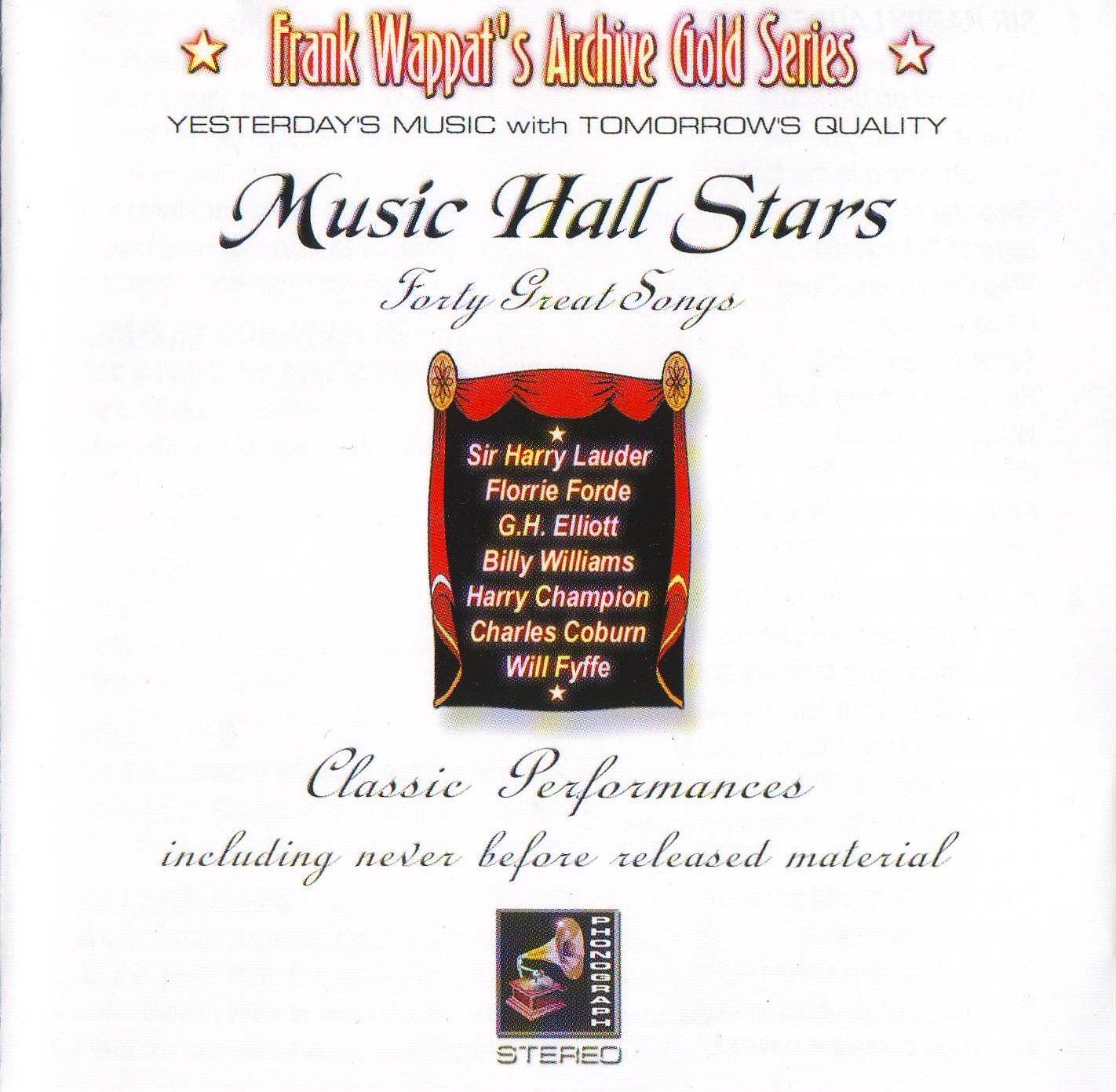Music Hall Stars: 40 Great Songs : Various Artists: Amazon.es: CD y ...