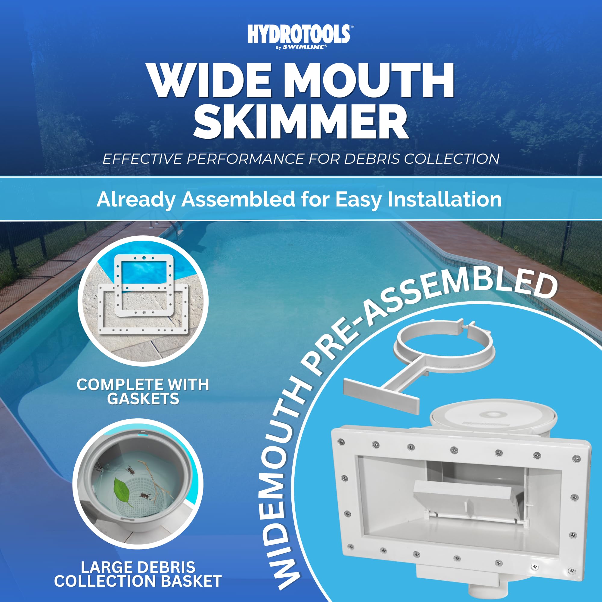 Snapklik.com : SWIMLINE HYDROTOOLS Standard Wide Mouth Above Ground ...