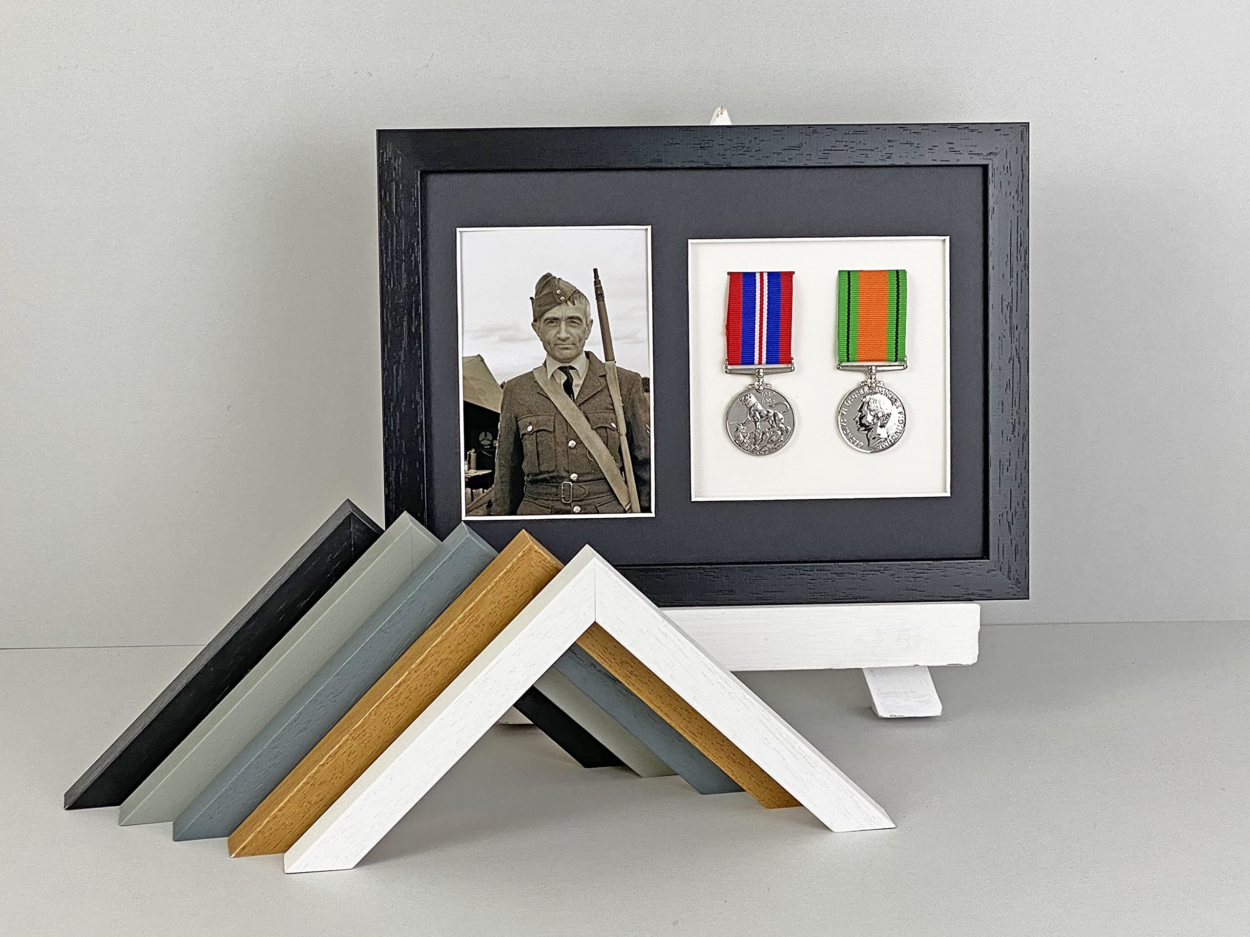 Buy and Service Medal display Frame for Two Medals and a 6x4 ...