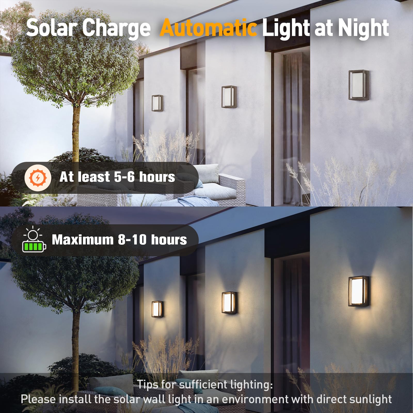 Solar Lights Mounted On House Outside 12564 Solar Wall Lights Outdoor