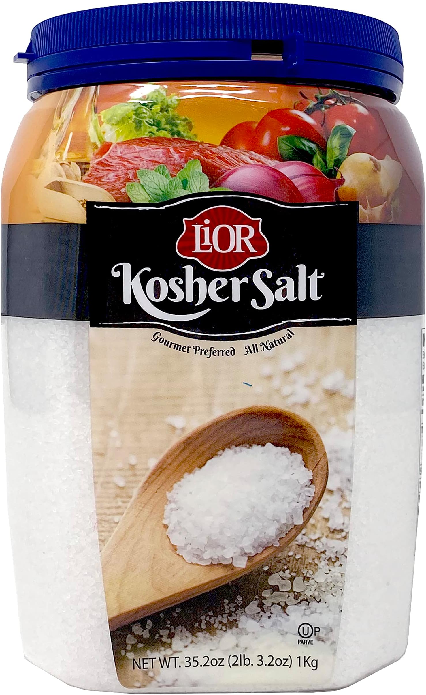 Amazon.com : LiOR Kosher Salt Chef’s Jar 35.2 Ounce – Kosher For ...