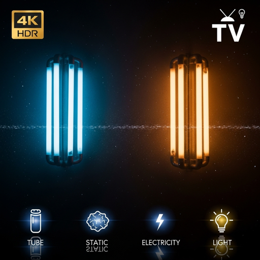 Soft Buzz Light 4K – Fluorescent Tube Ambience TV Screensaver ...