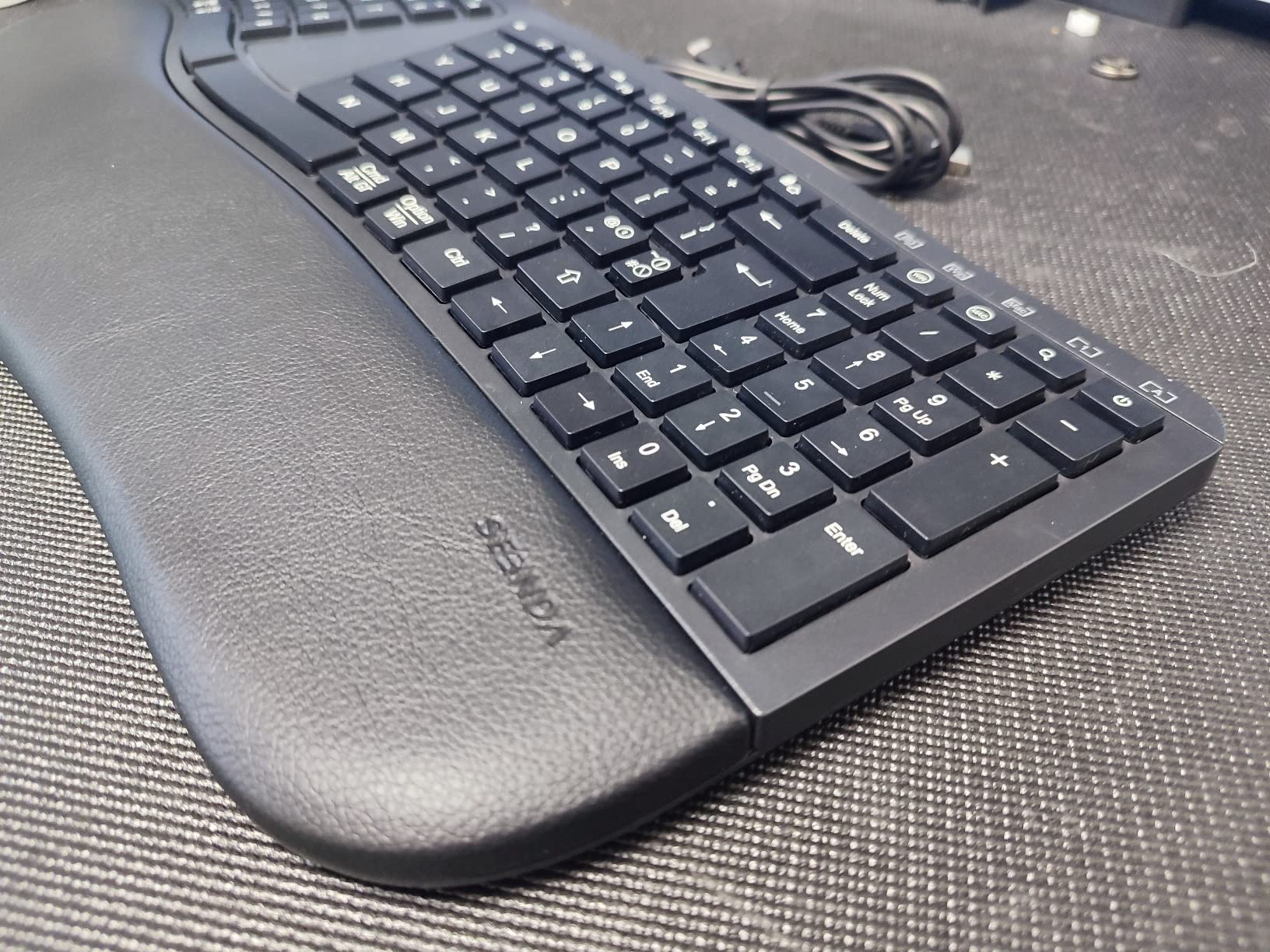 Seenda Ergonomic Split Keyboard, 2.4G Wireless Ergo Keyboard ...