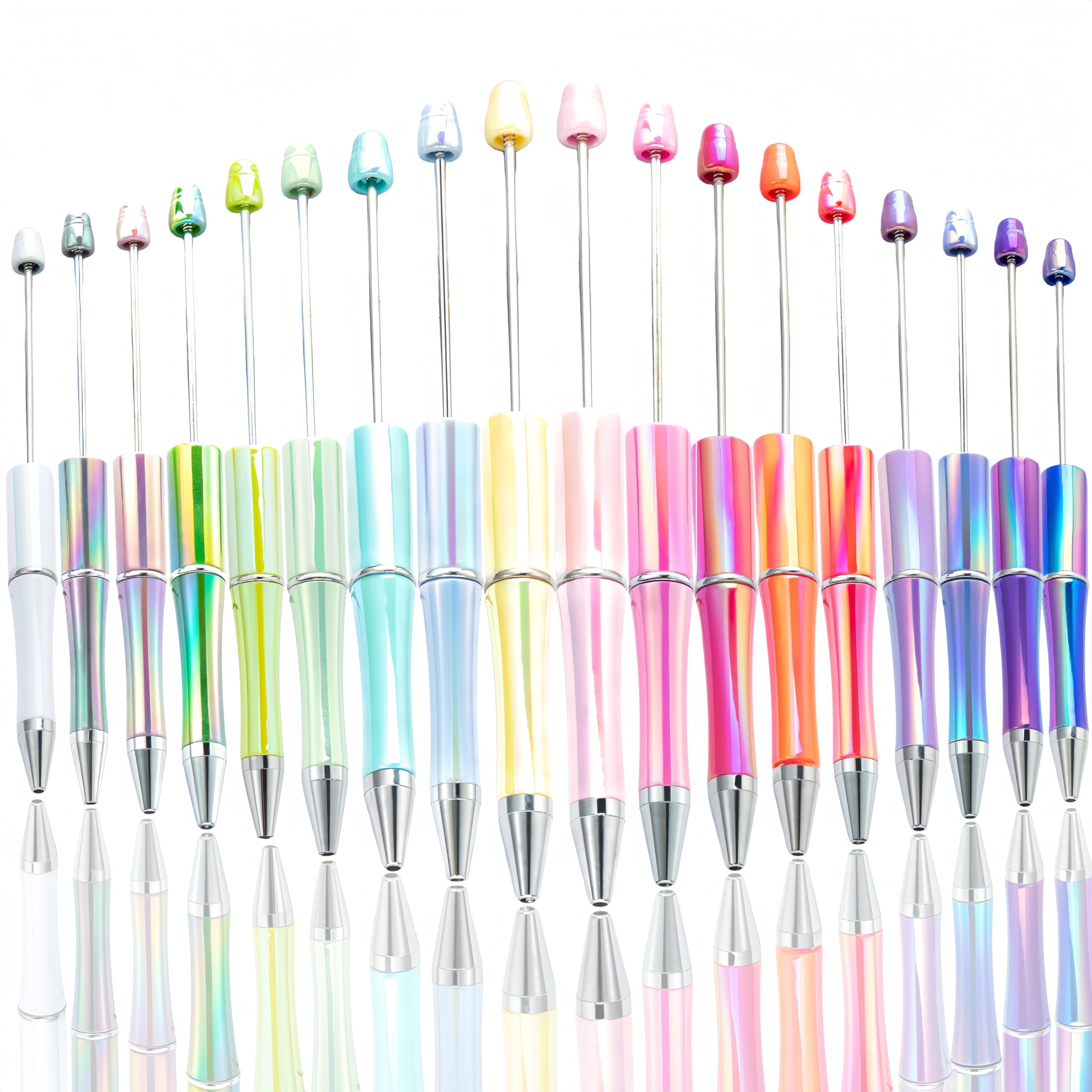 Amazon.com: KUNHEHO Beadable Pens 36Pcs Gradient Colors Shiny Fancy ...